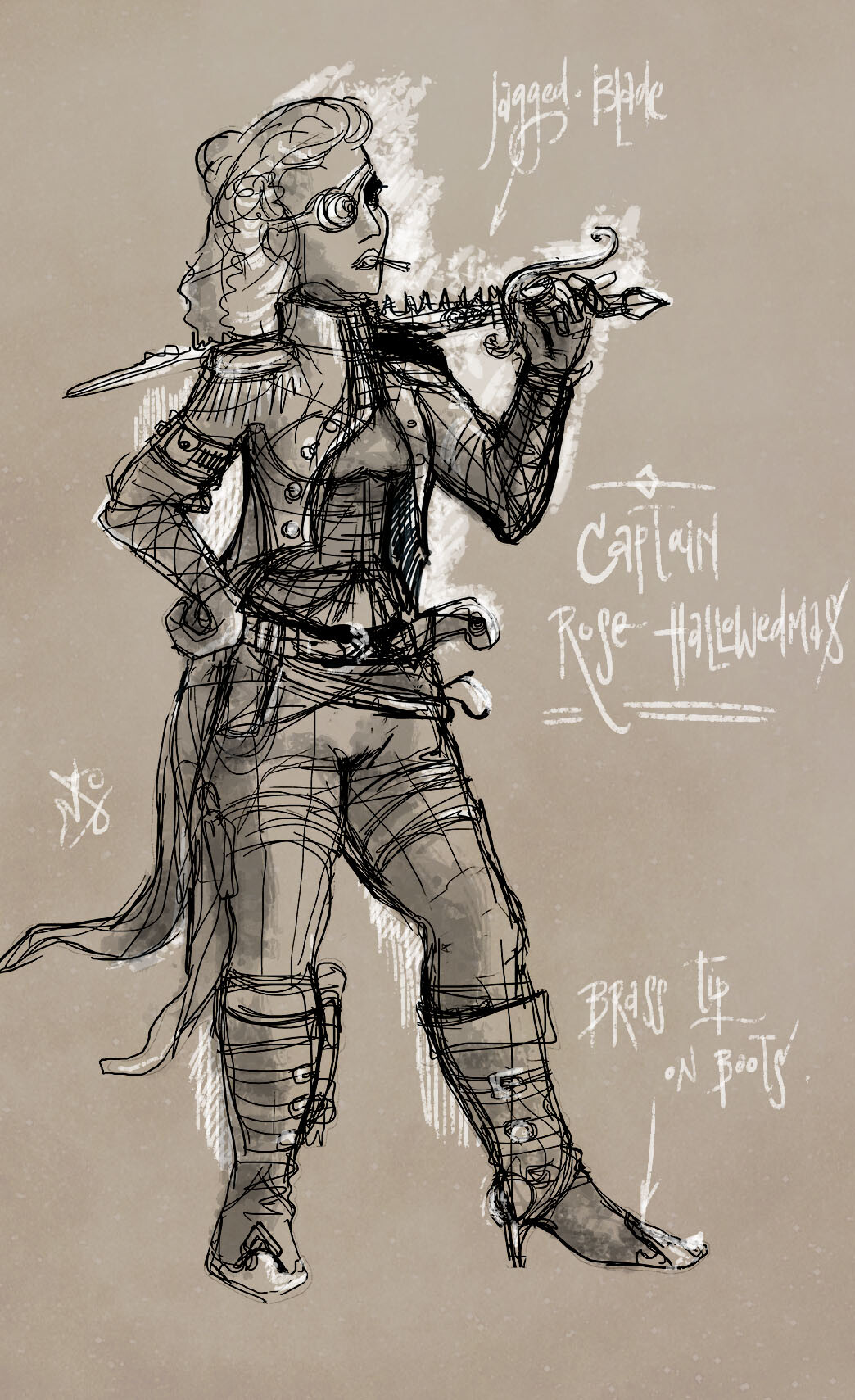 ArtStation - Steampunk Bandit Queen