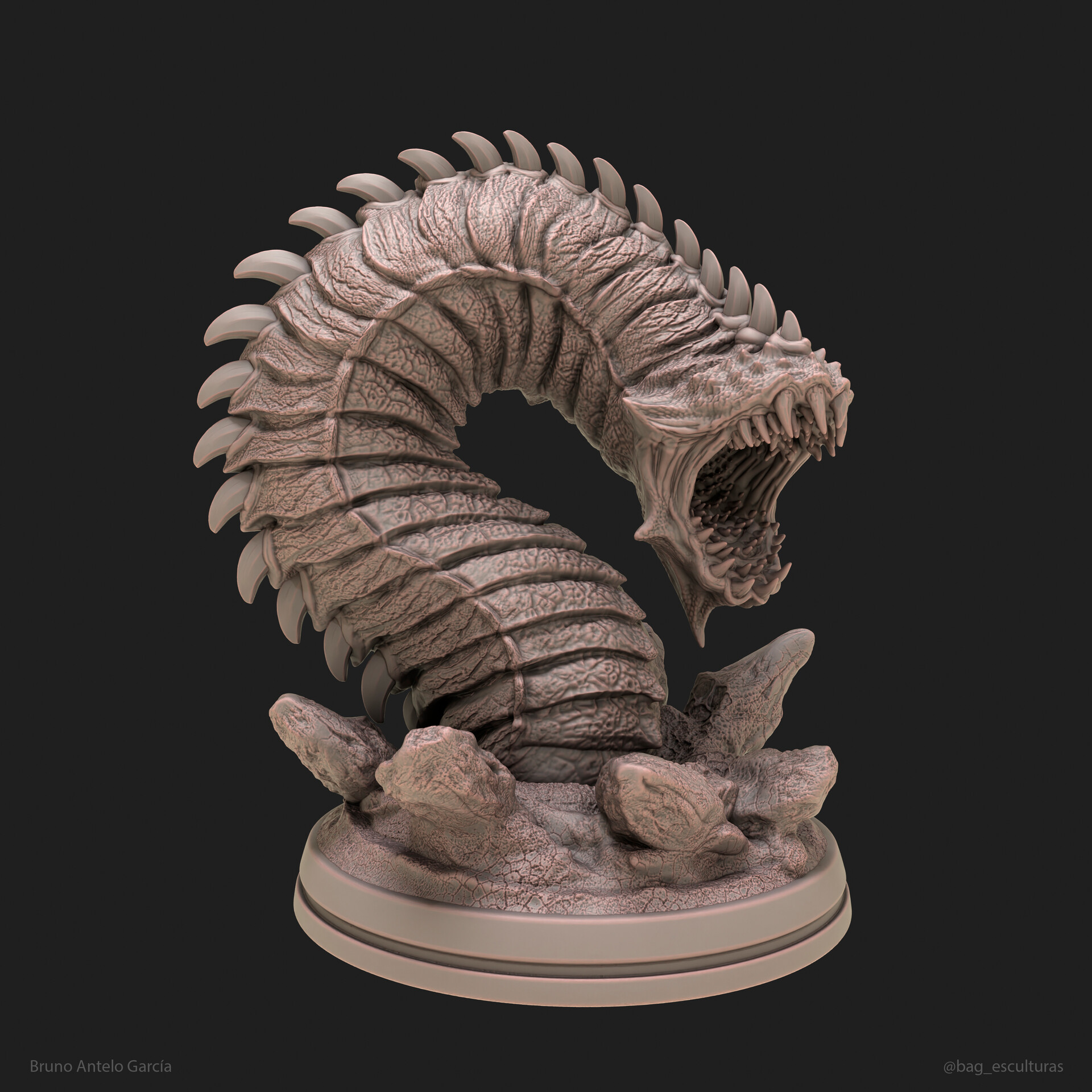ArtStation - Purple Worm