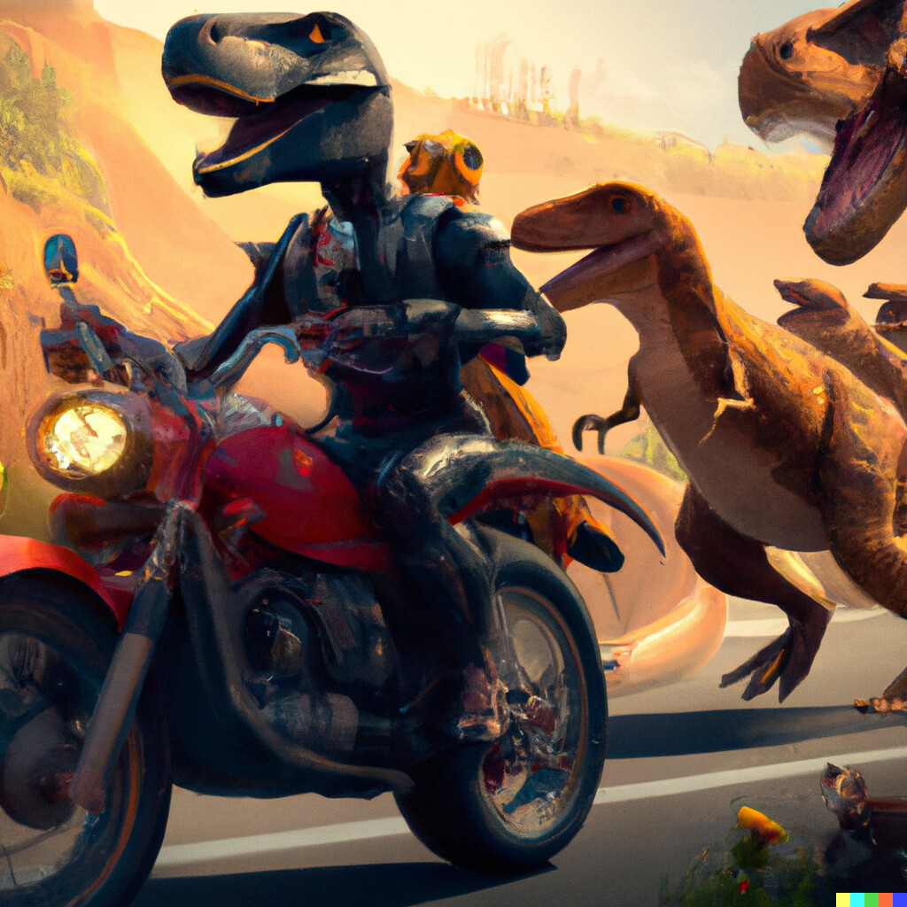 T Rex Motorcycle Wallpaper