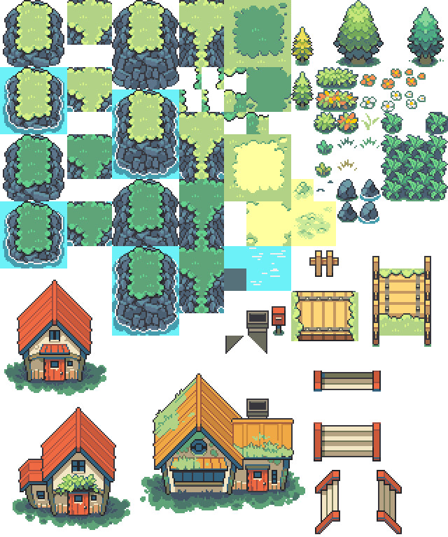 Banana Toast - RPGmaker Tileset Commission 1