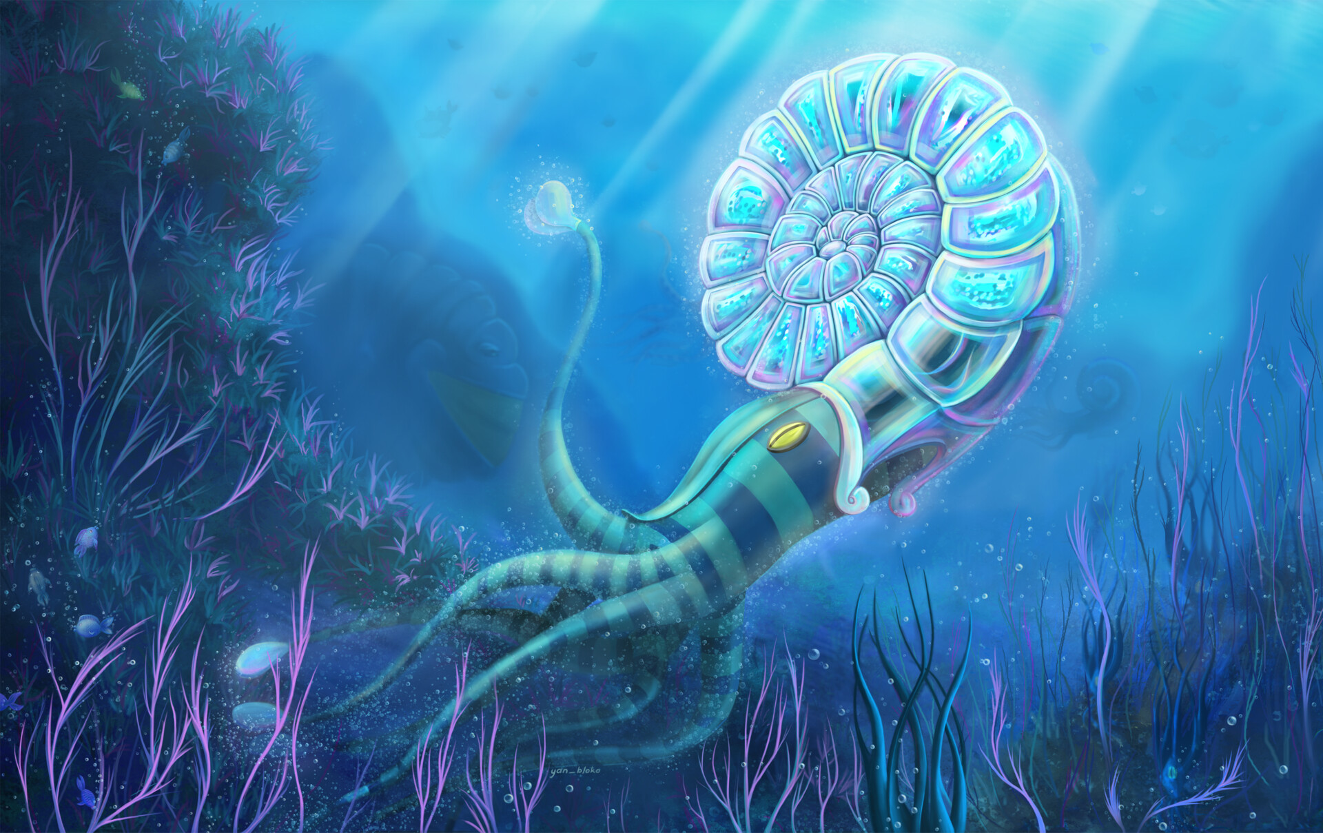 ArtStation - Underwater creatures