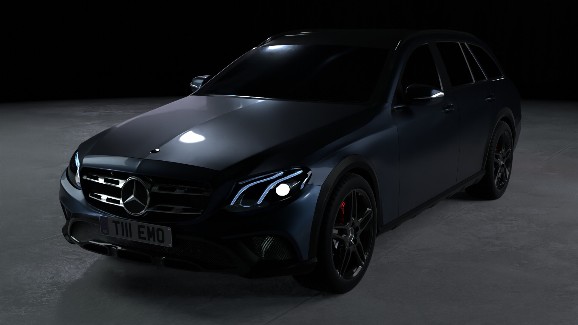 Mercedes Benz E Class Black Wallpaper