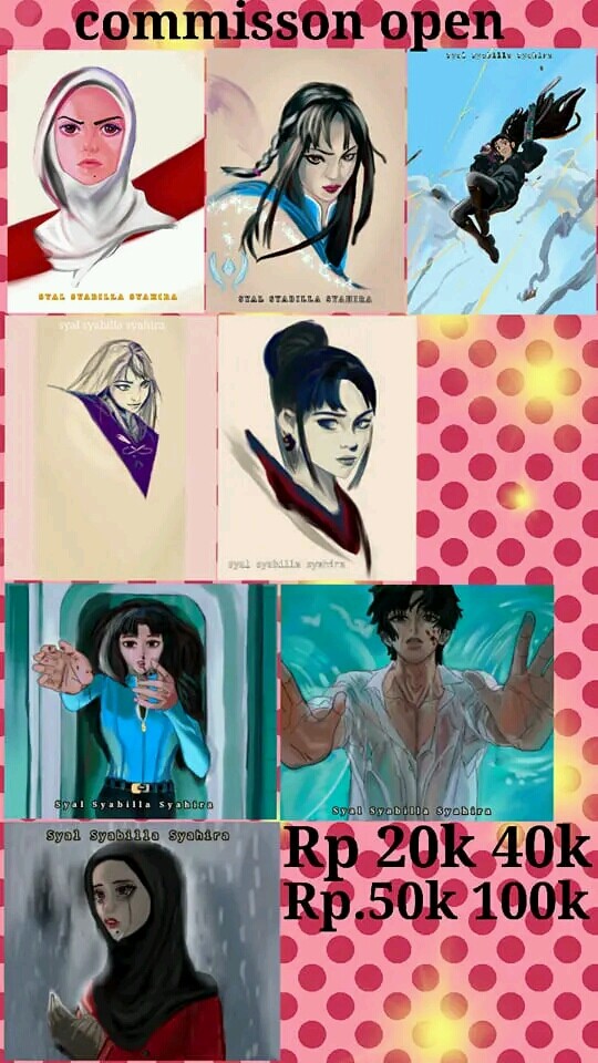 ArtStation - Toko commisson open by syal syabilla syahira deaf tuli 👈 Ayo Alhamdulillah ya amin ...