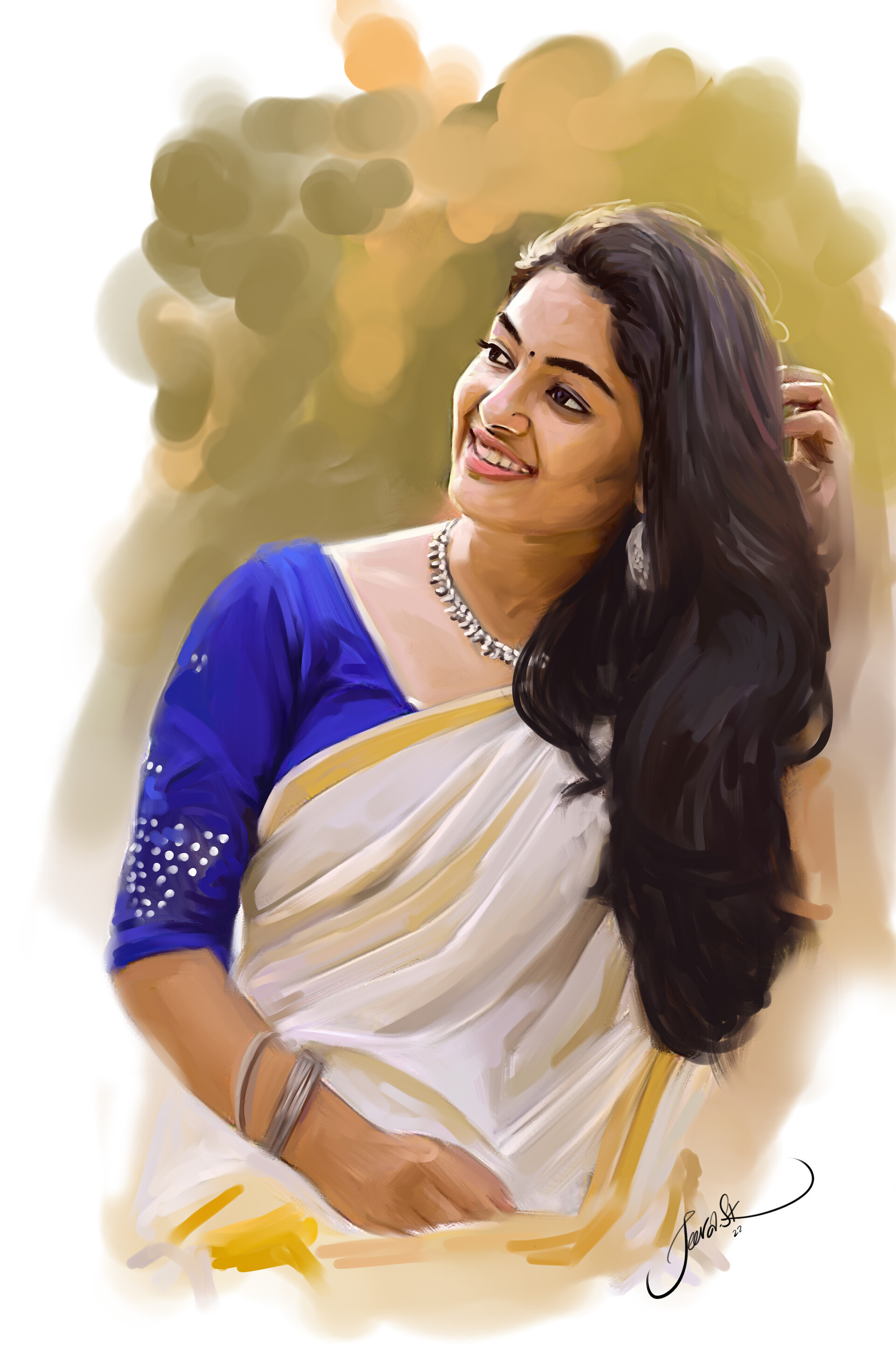 ArtStation - Actress Ivana Painting 2022 #Ivana #LoveToday #painting # ...