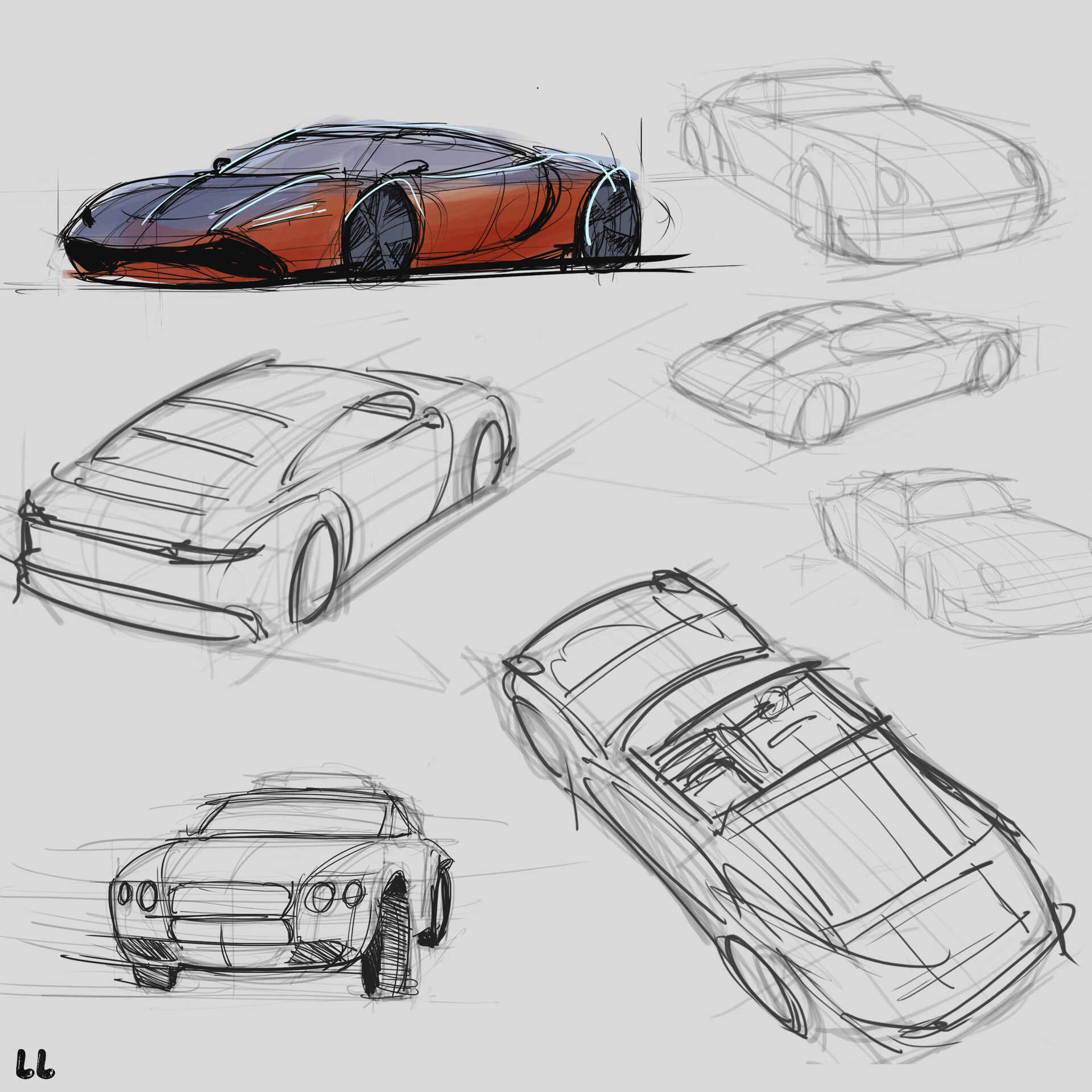 ArtStation - Cars or rockets.