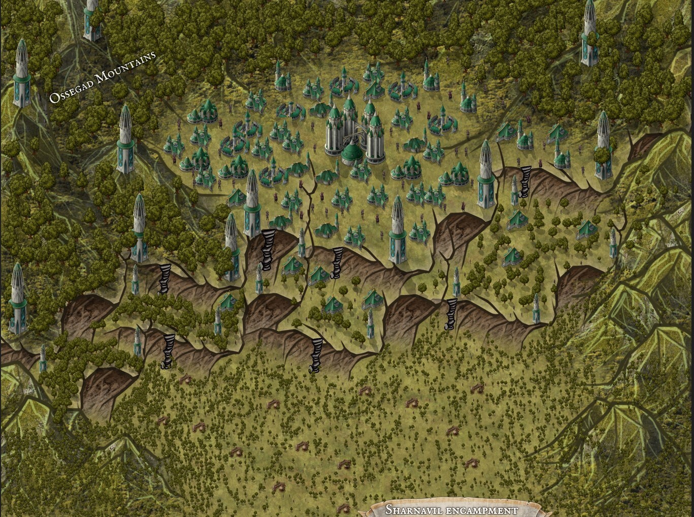 ArtStation - Elven City of Arnavil