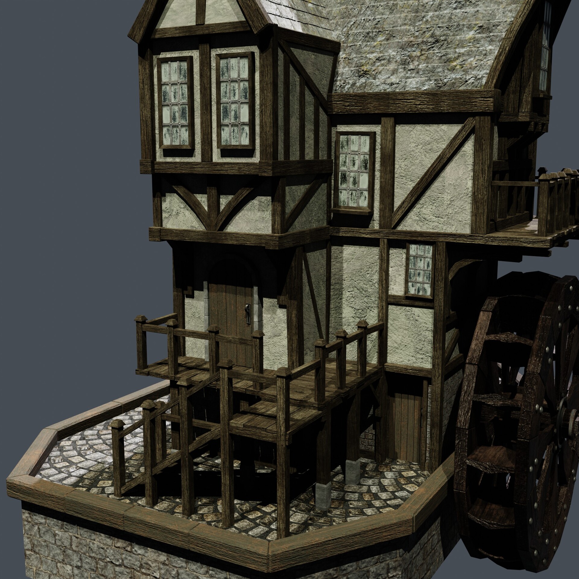 ArtStation - Medieval Windmill