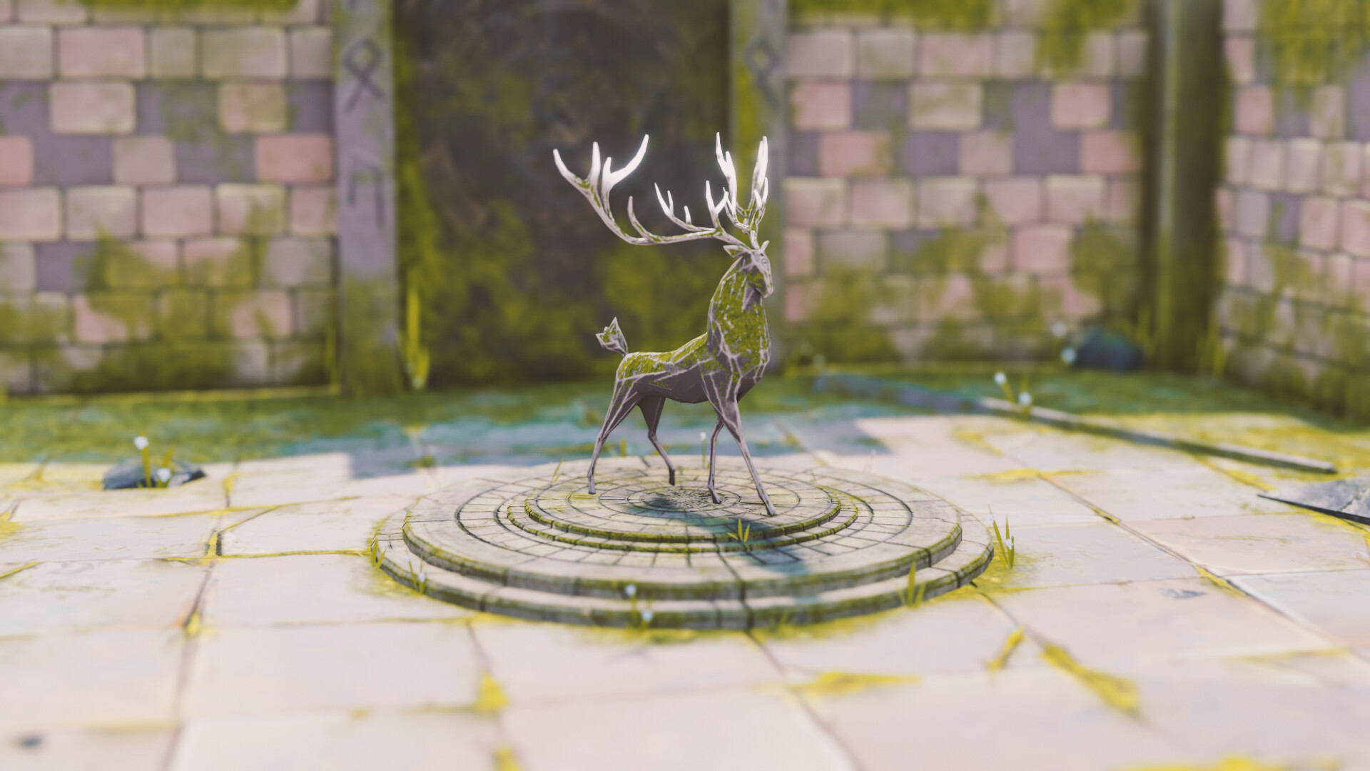ArtStation - Antler of Majesty - Dungeon of horned deity