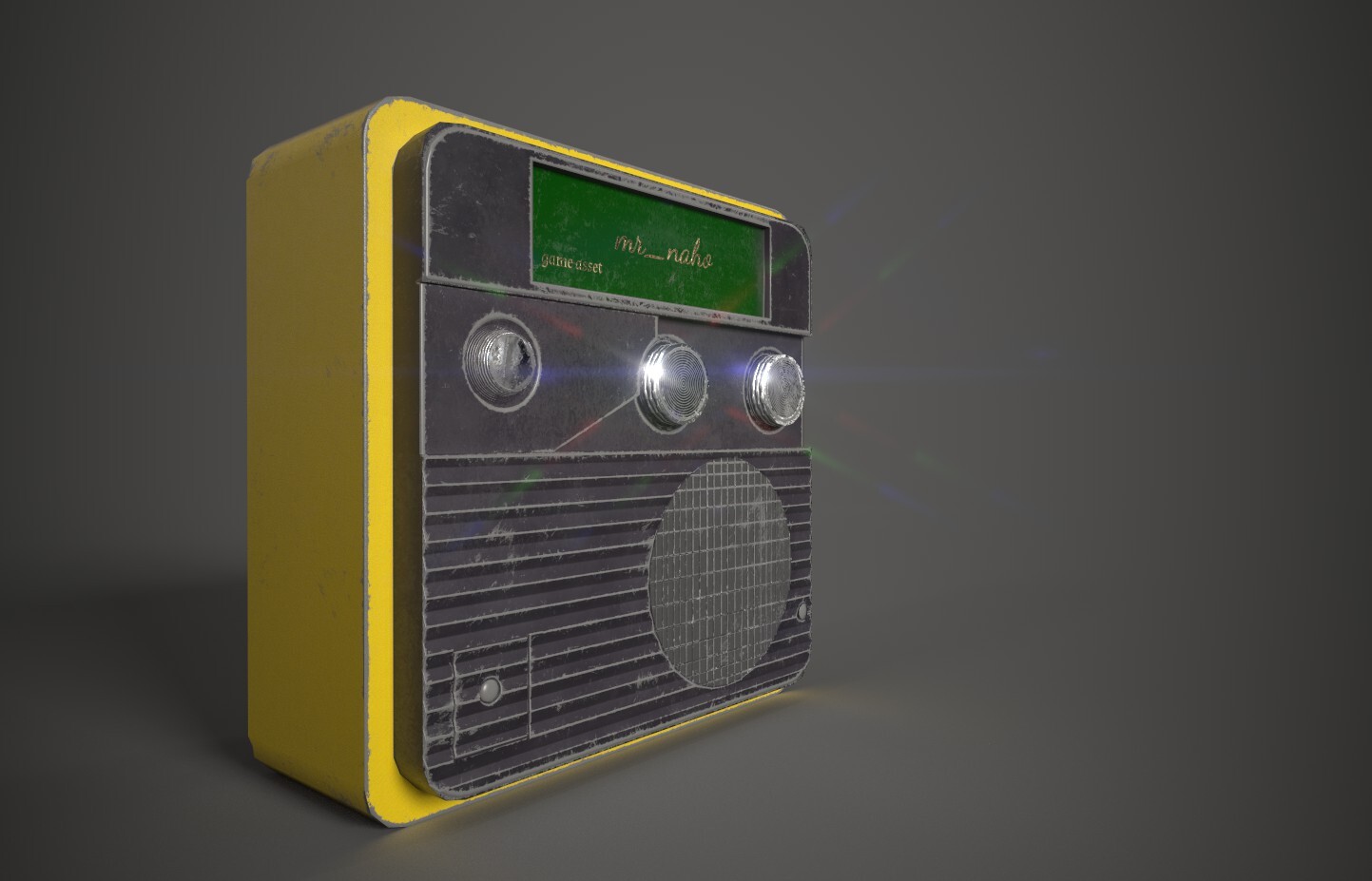 ArtStation - radio asset game