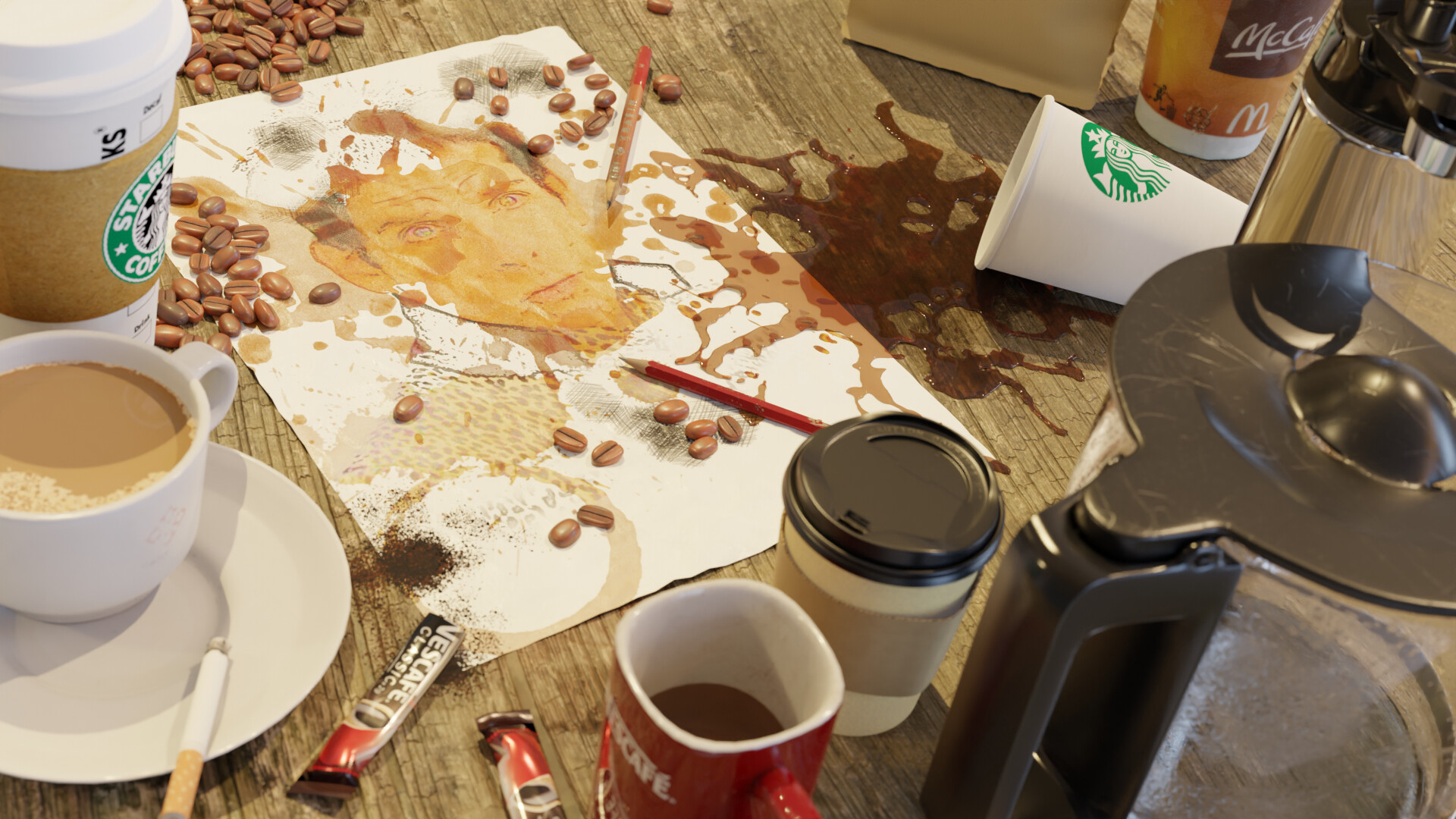 ArtStation - Coffee Art