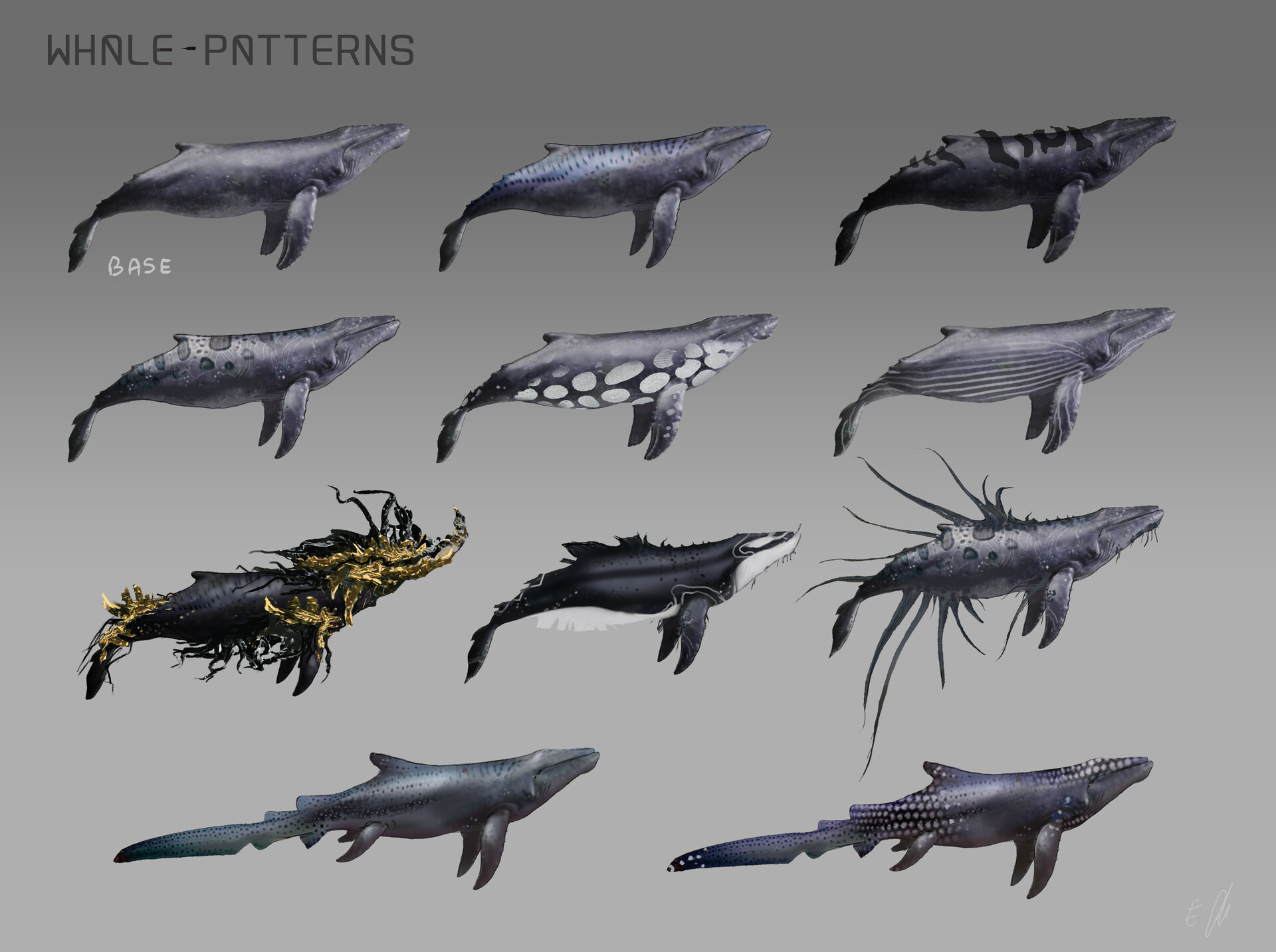 Ela Slazak - Horror whale concept