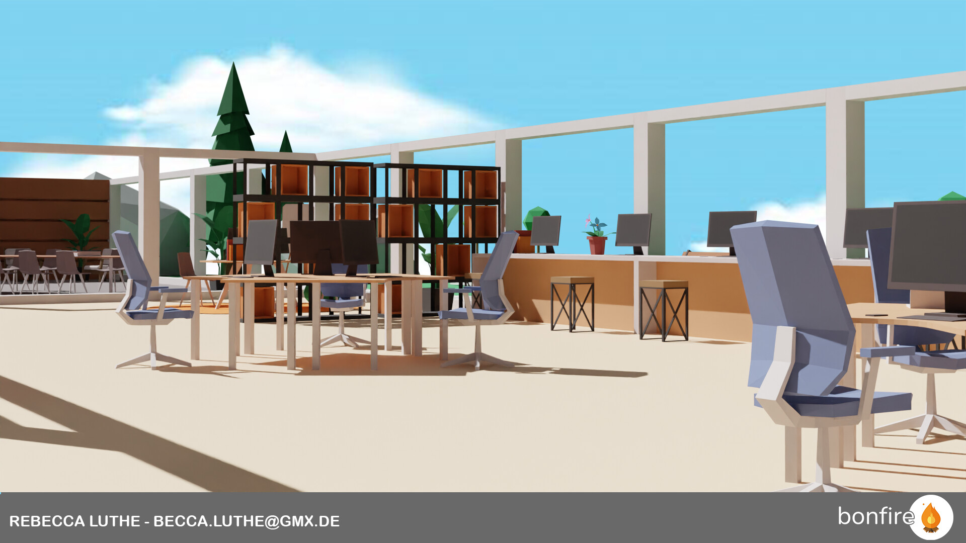 Rebecca Luthe - Low Poly Environment for bonfire HQ