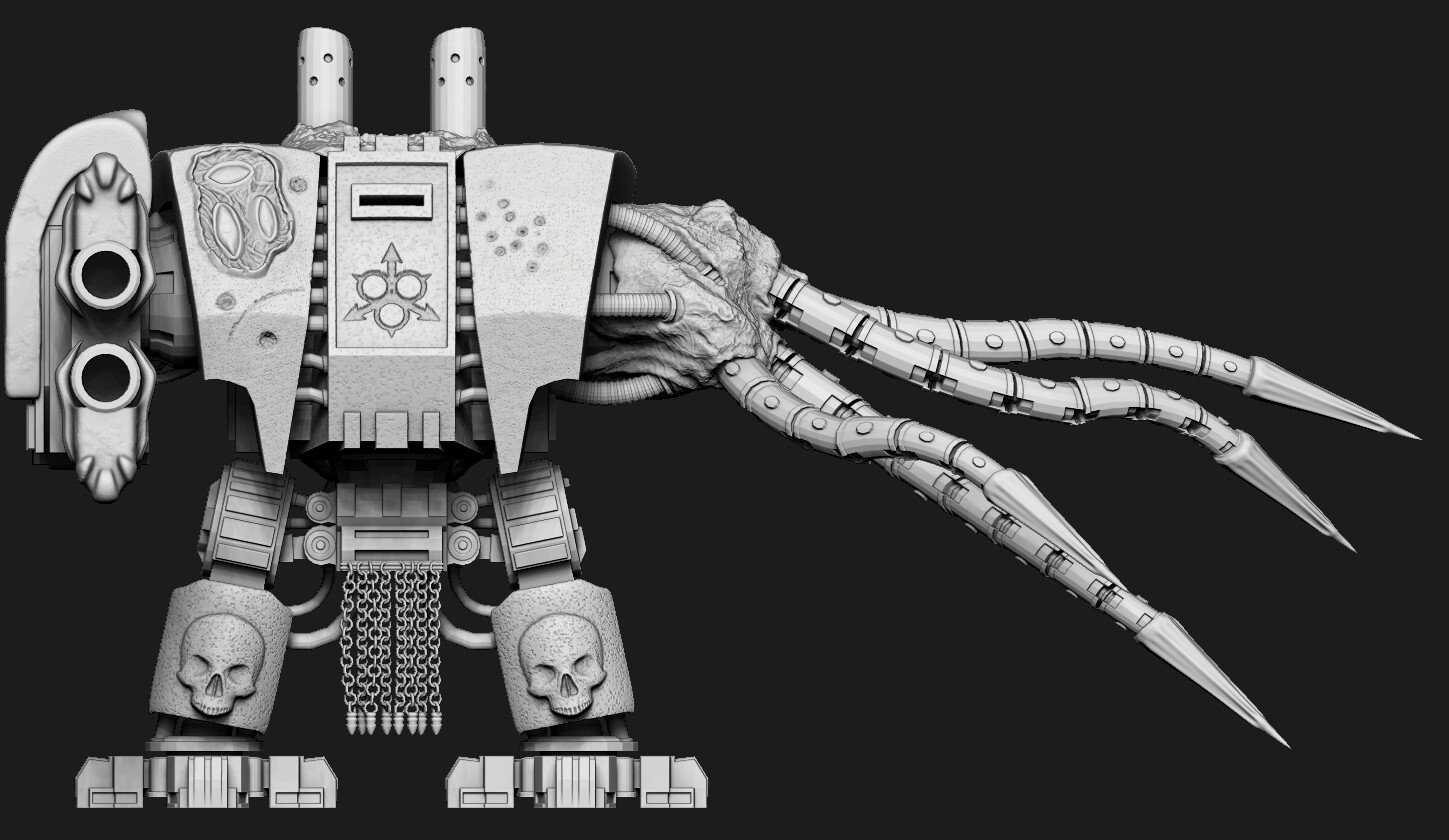 Squaris - Warhammer 40k Nurgle dreadnought