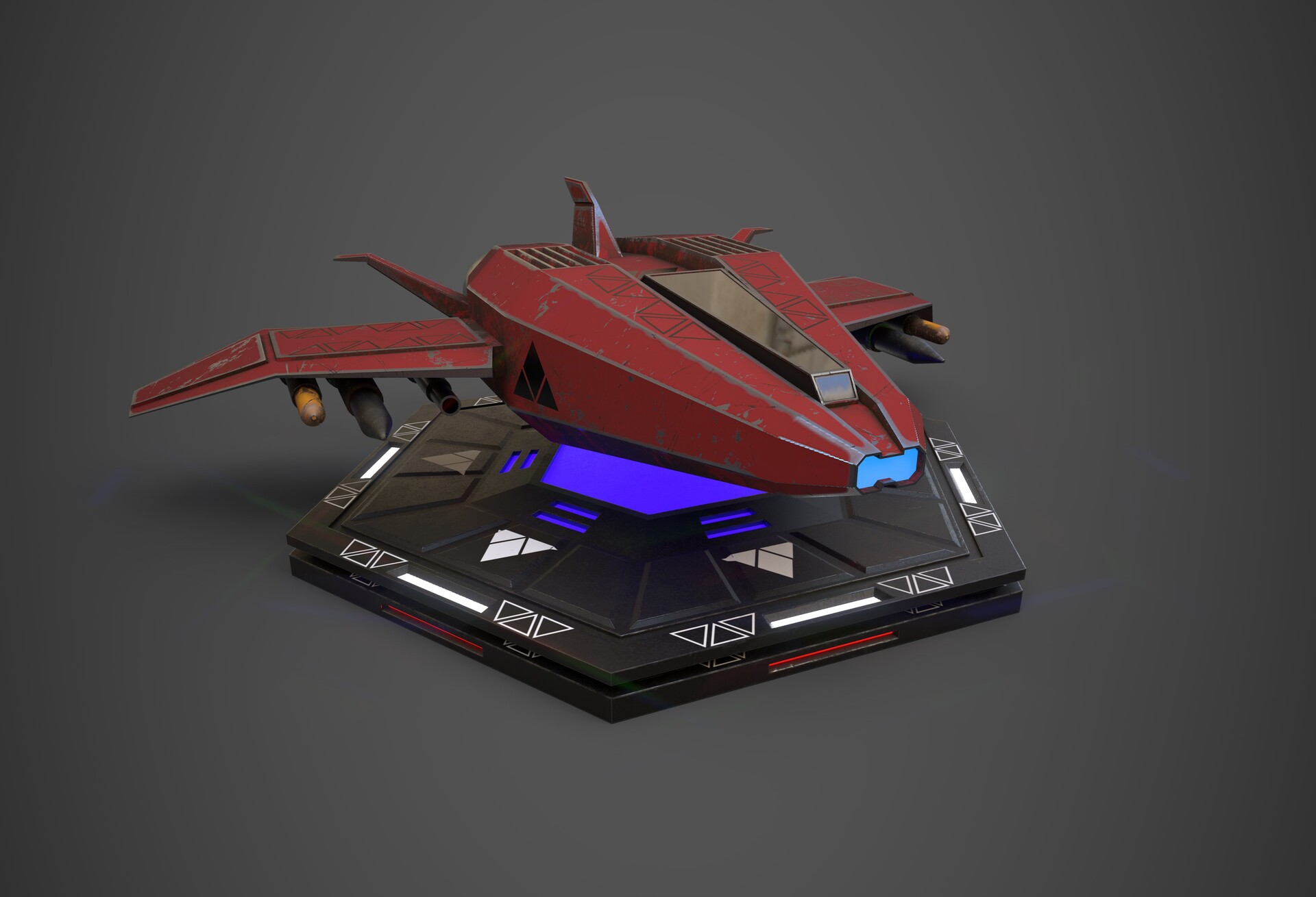 ArtStation - Sci-Fi Spaceship plane