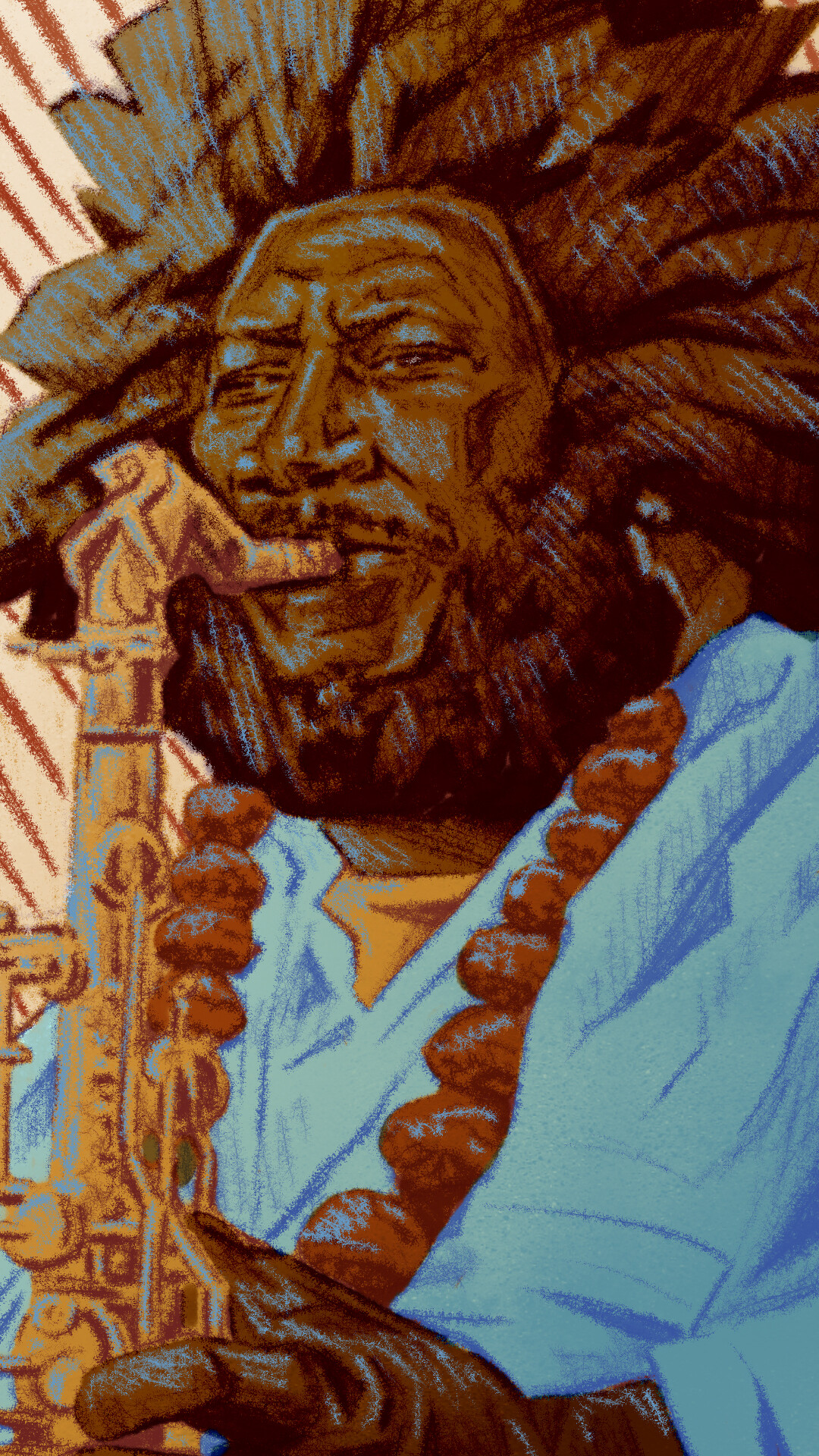 ArtStation - Kamasi Washington - Fanart