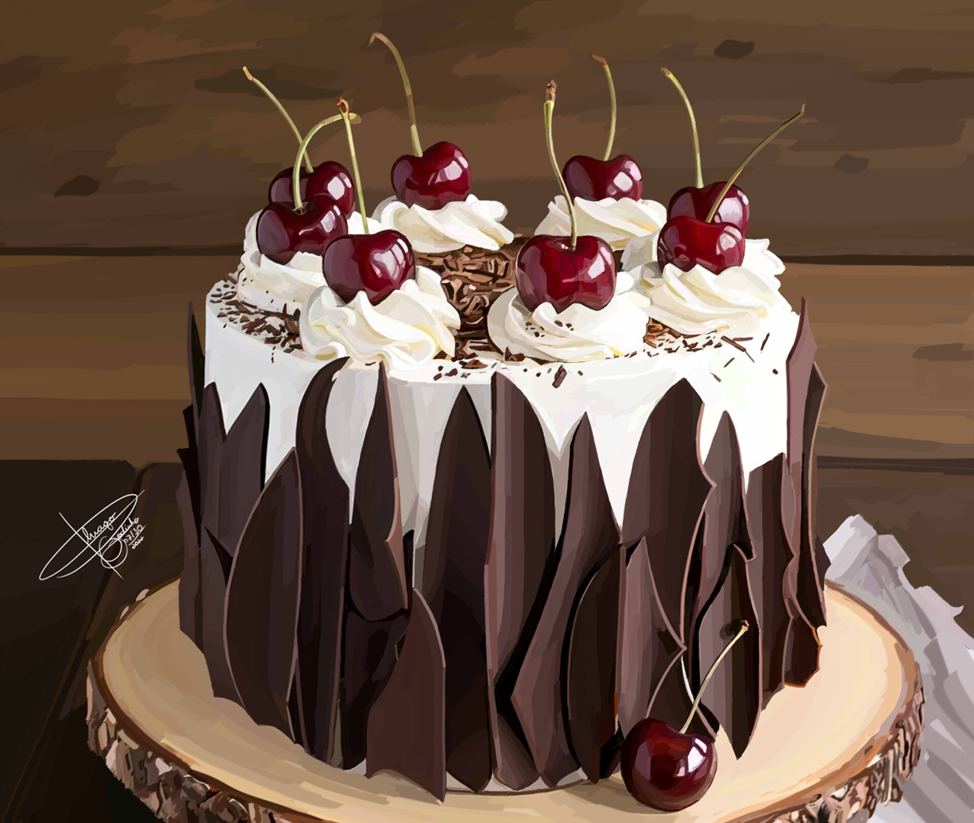 ArtStation - Cherry Cake