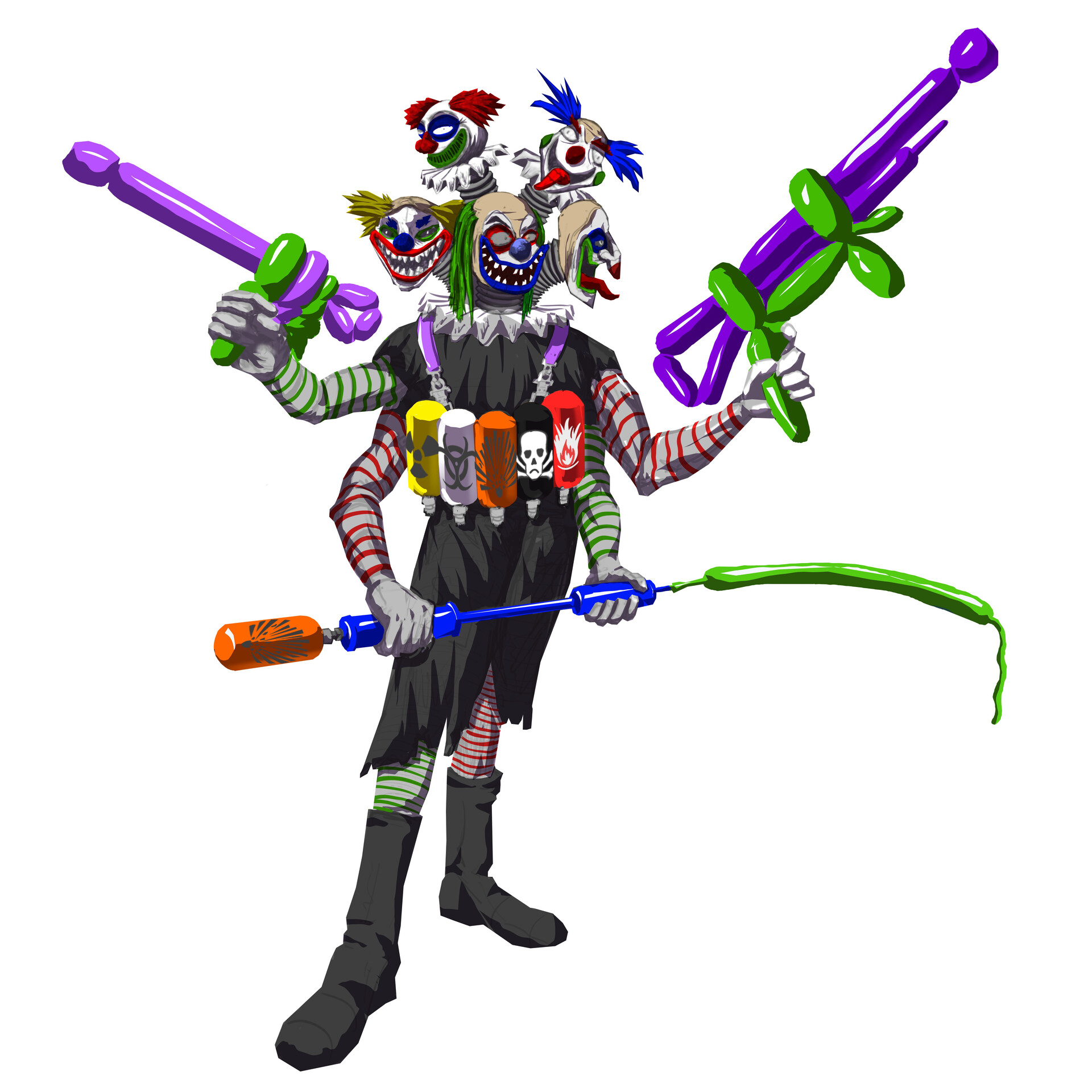 ArtStation - Clown Fighter