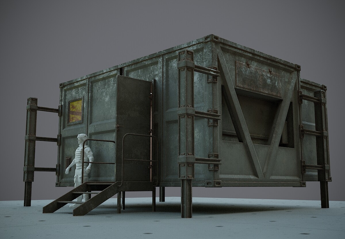 ArtStation - Arma3 Military Building