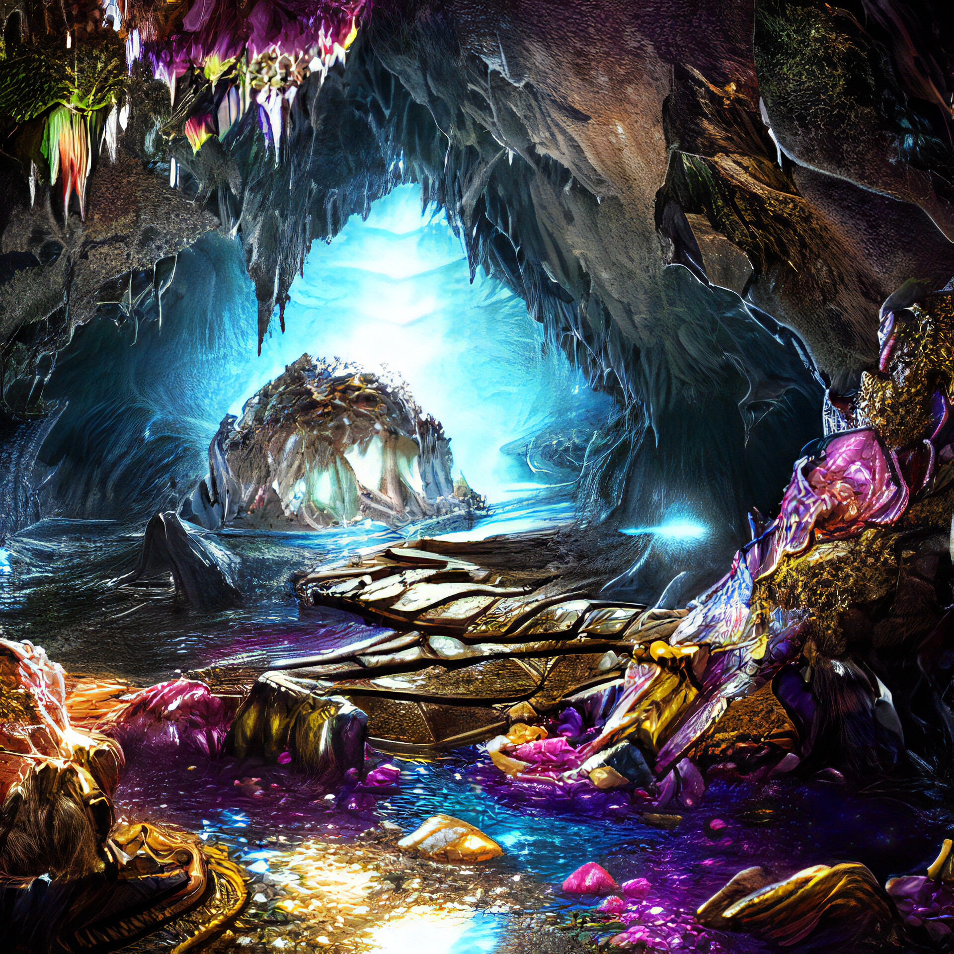 ArtStation - [AI] Crystal Cave