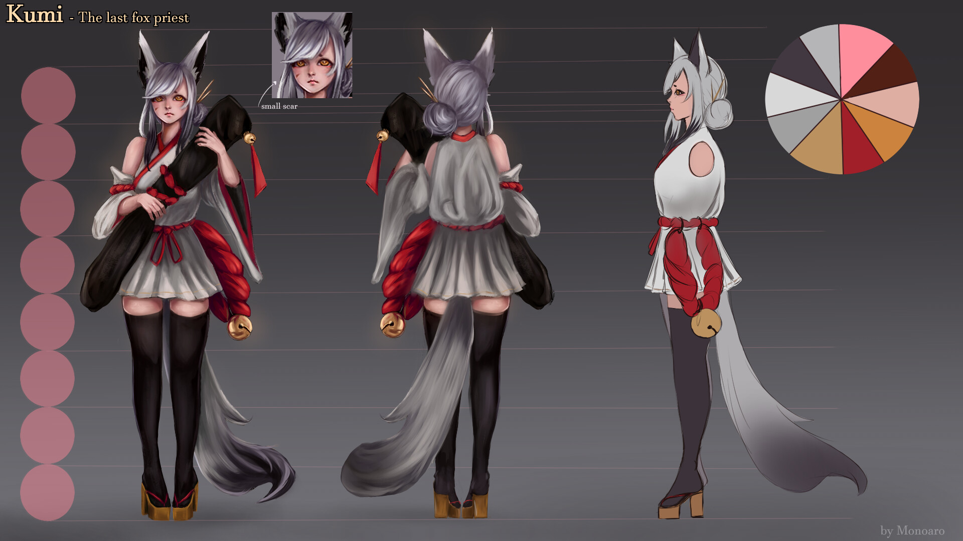 ArtStation - Kumi- The Last Fox Priest (concept art)