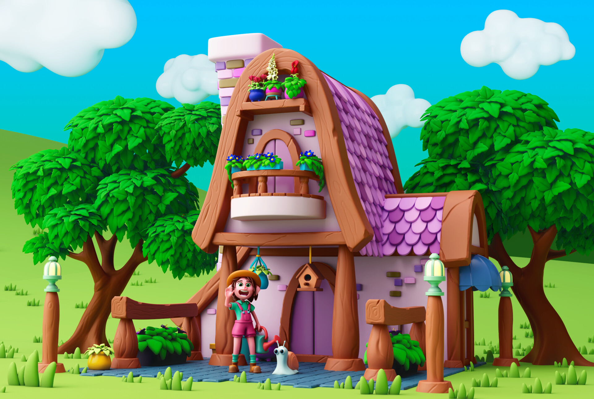 ArtStation - Pig Girl's House