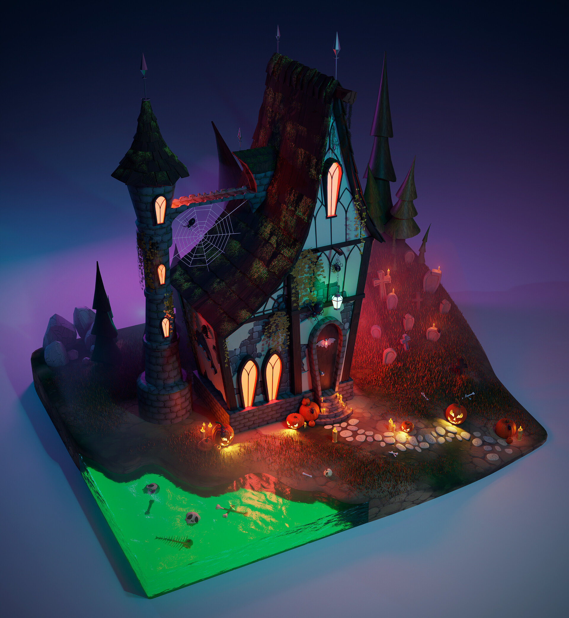 ArtStation - Vampire house