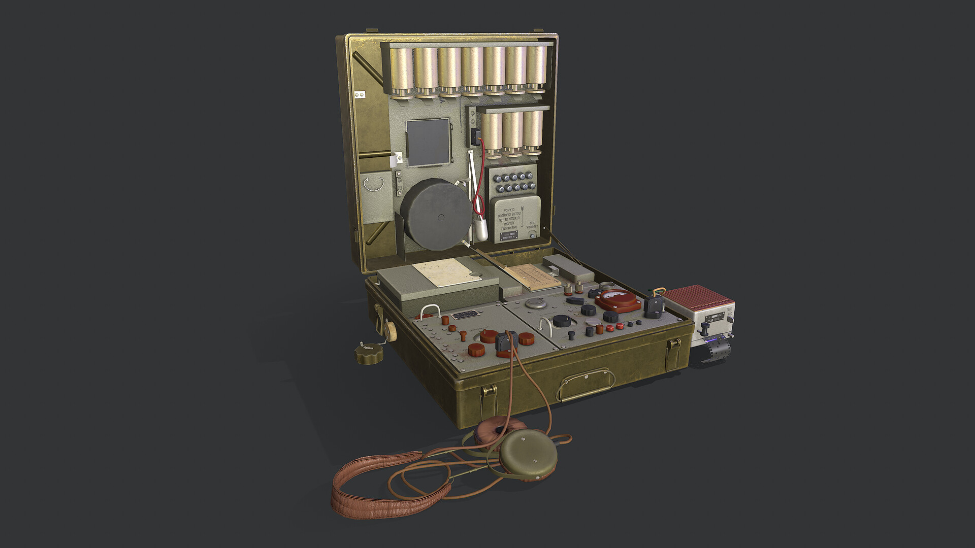 ArtStation - P-350M-Орёл-Радиостанция [Game props]