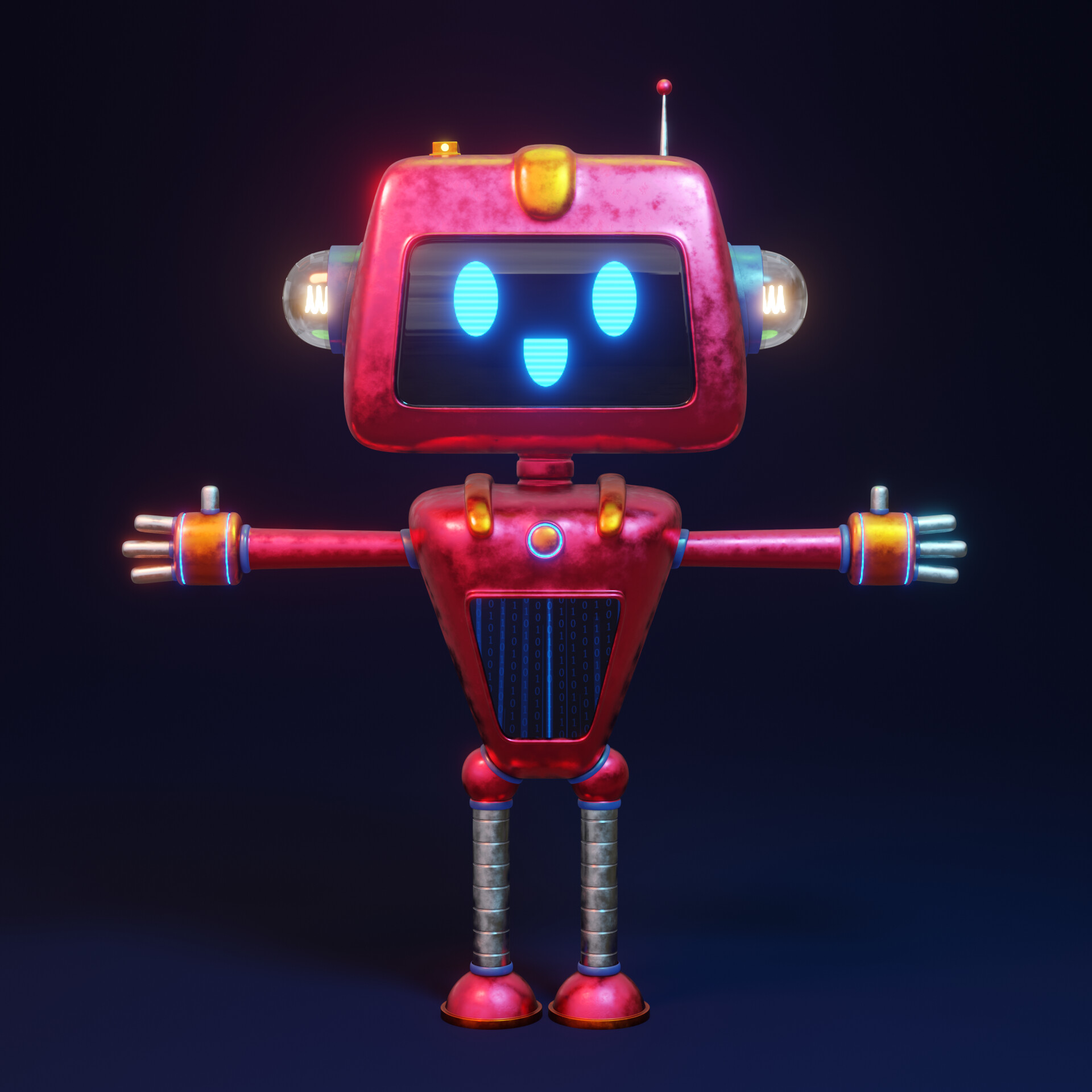ArtStation - Happy Robot :D
