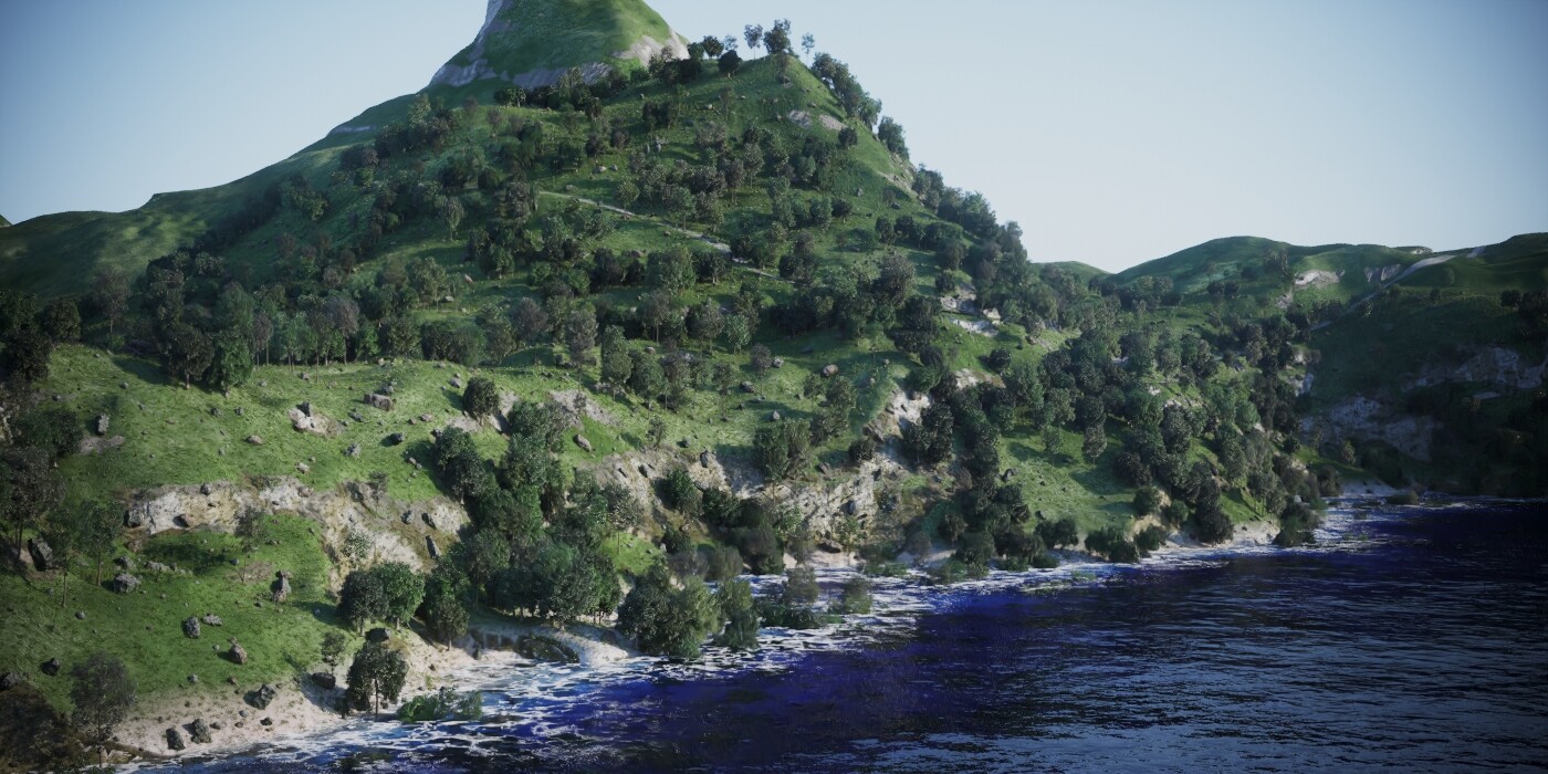 ArtStation - Procedural Landscape - 3DS Max / Corona Render