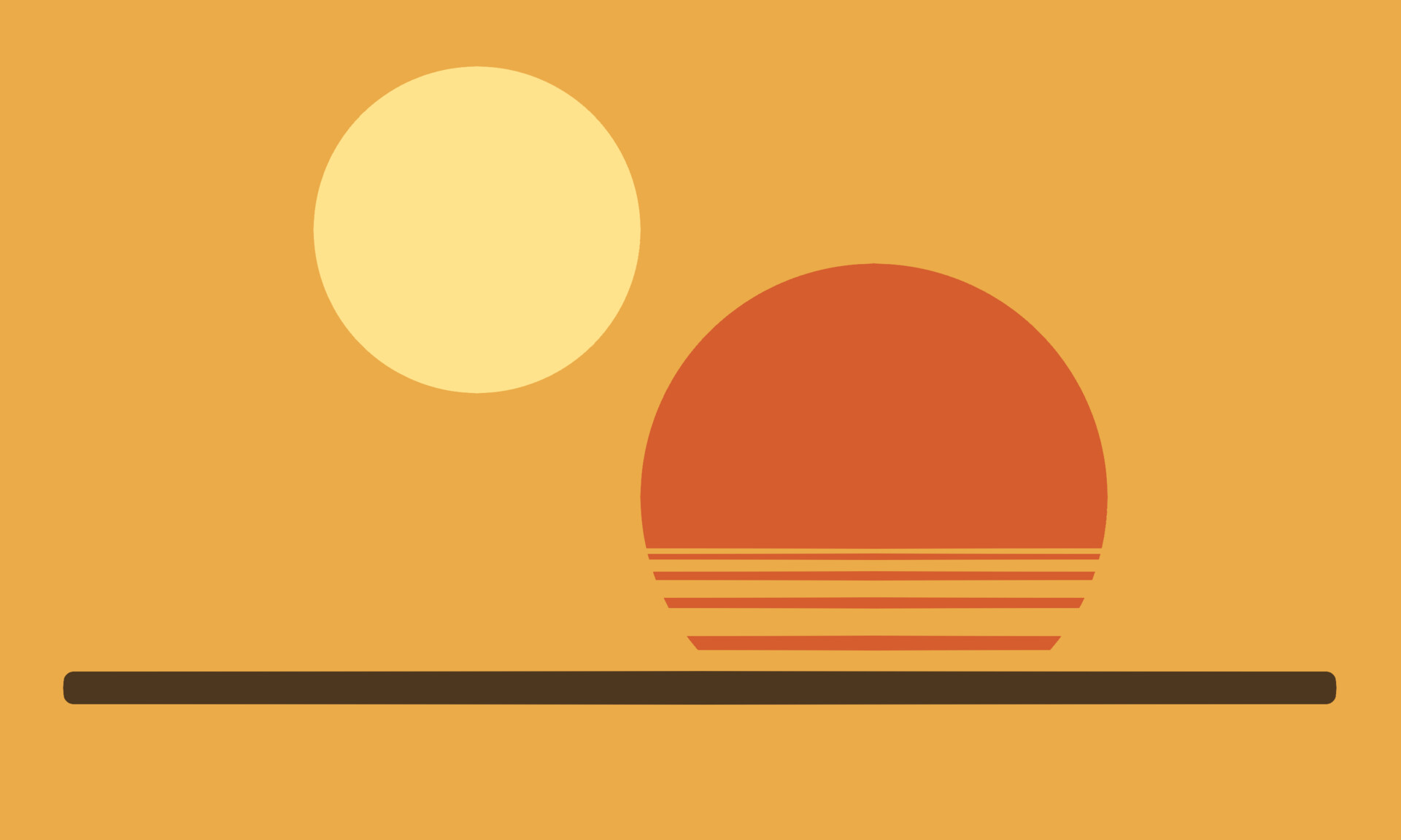 ArtStation - binary sunset