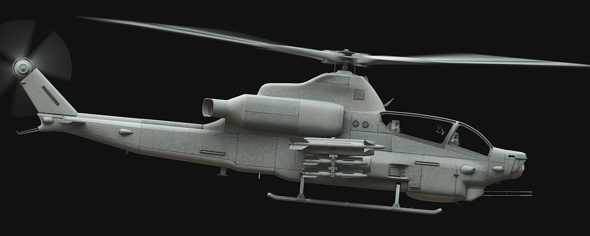 ArtStation - AH-1Z Viper / Modeling and Textures Pt1