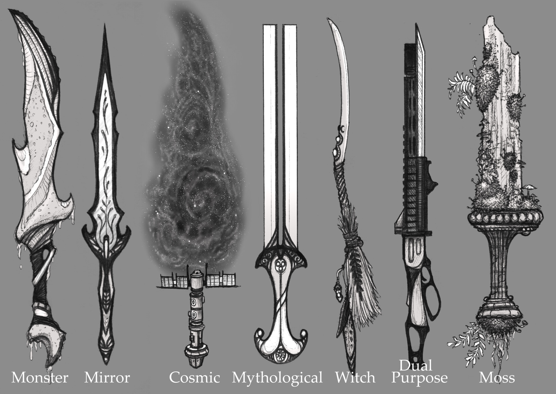 ArtStation - Swordtember 2022 swords