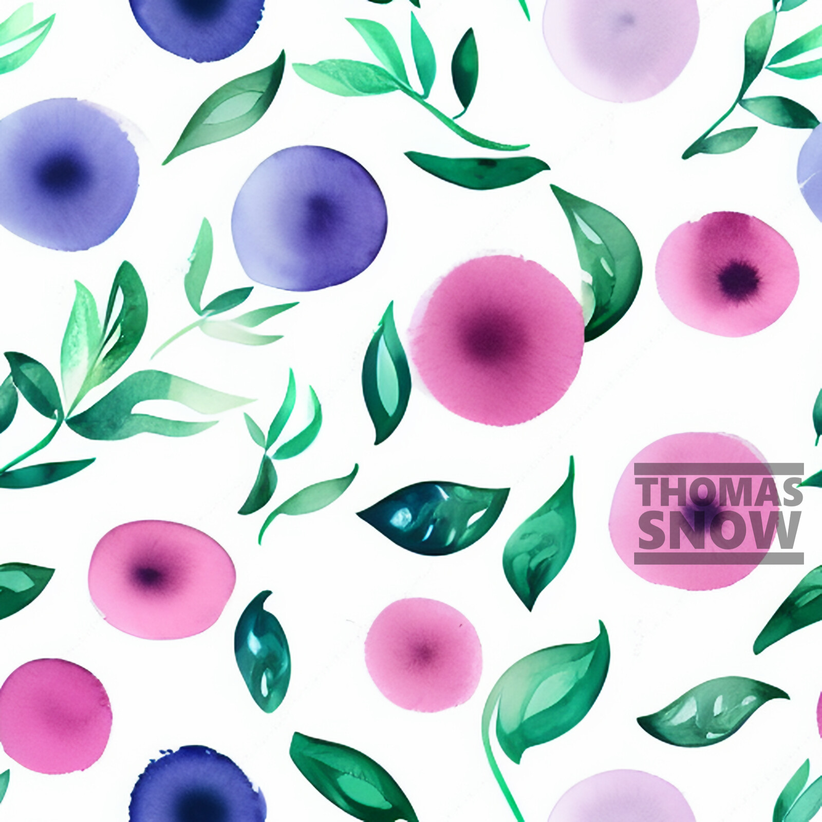 Thomas Snow - "Bloom #3" seamless patterns collection