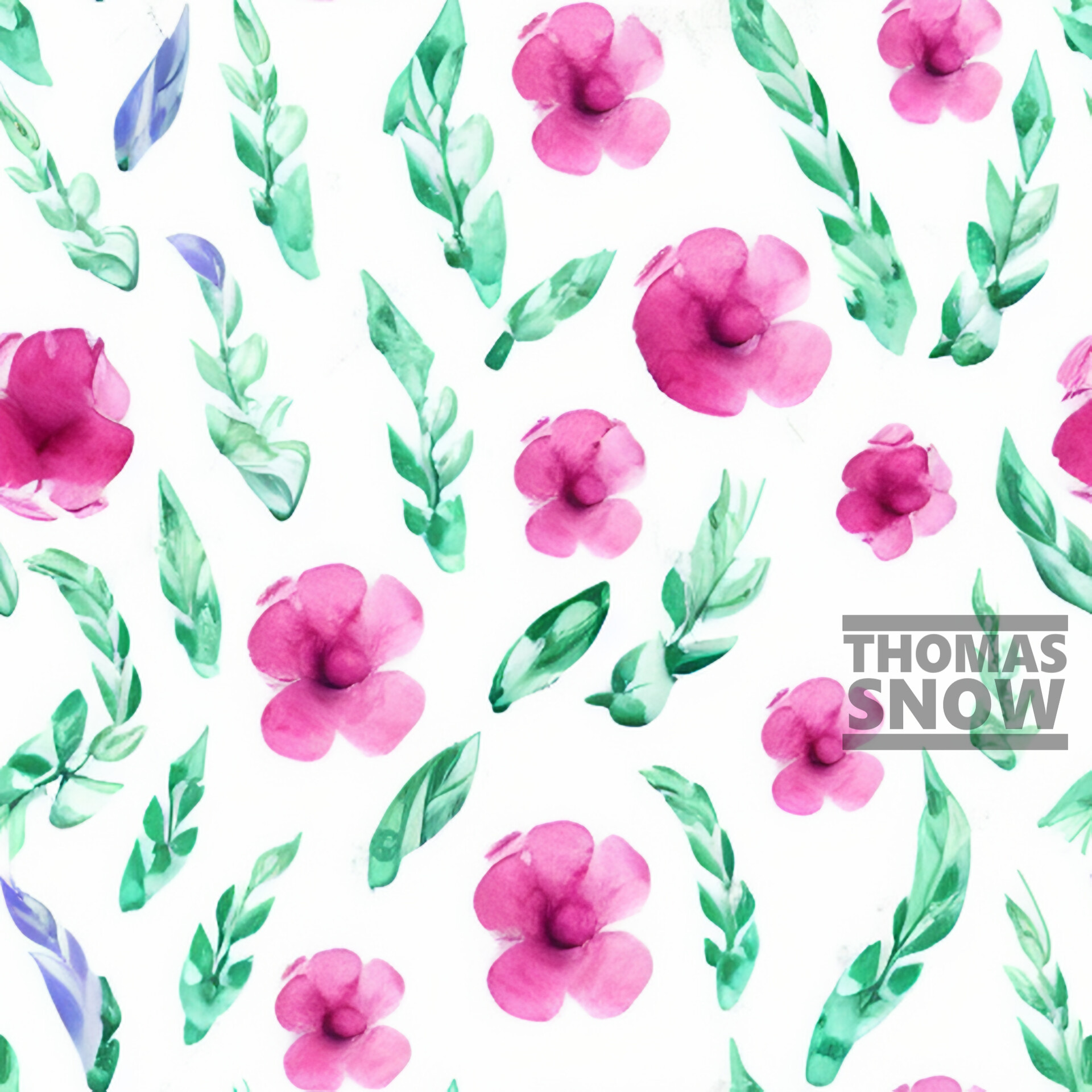 Thomas Snow - "Bloom #4" seamless patterns collection