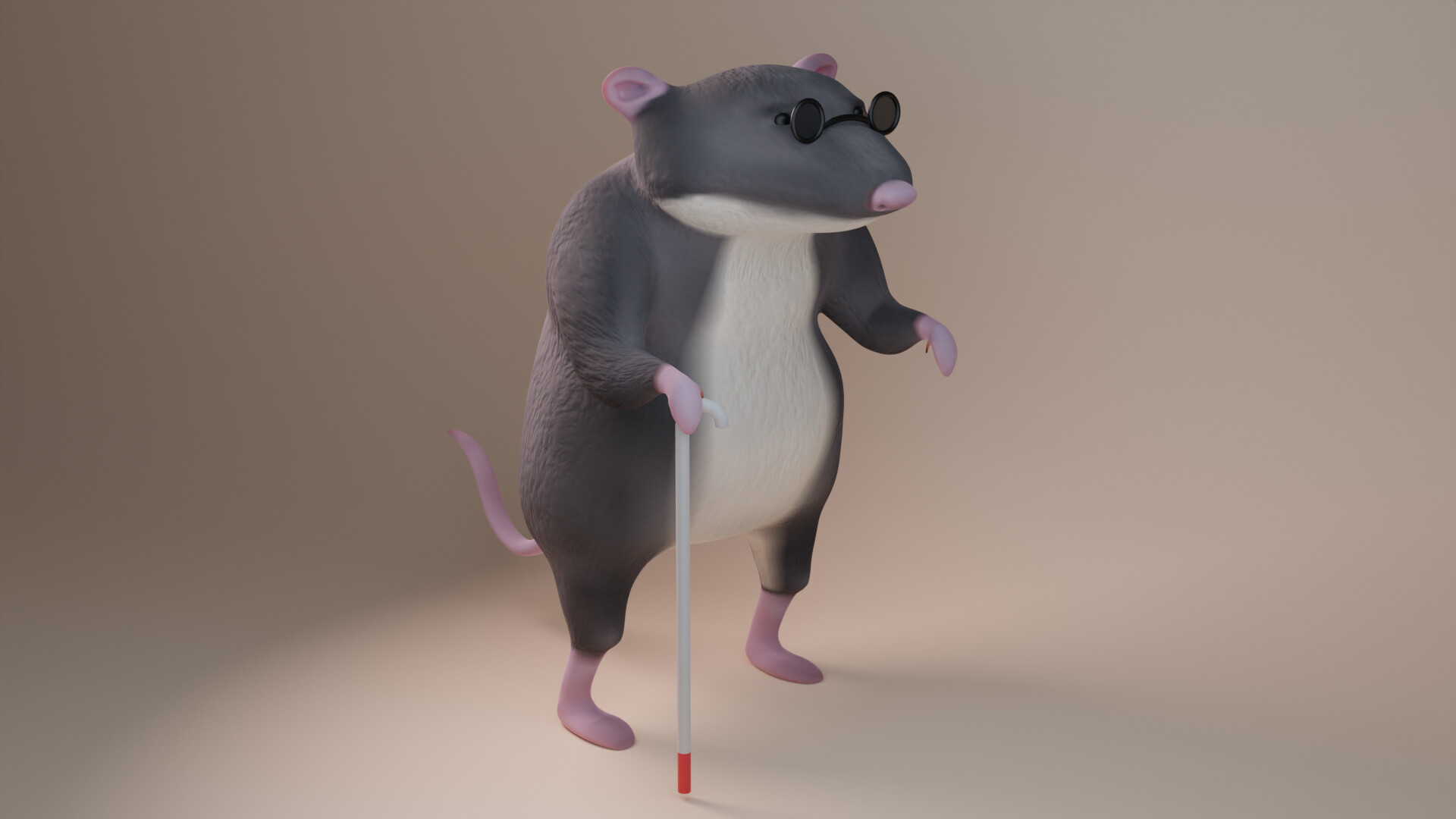 ArtStation - Low Poly Rat