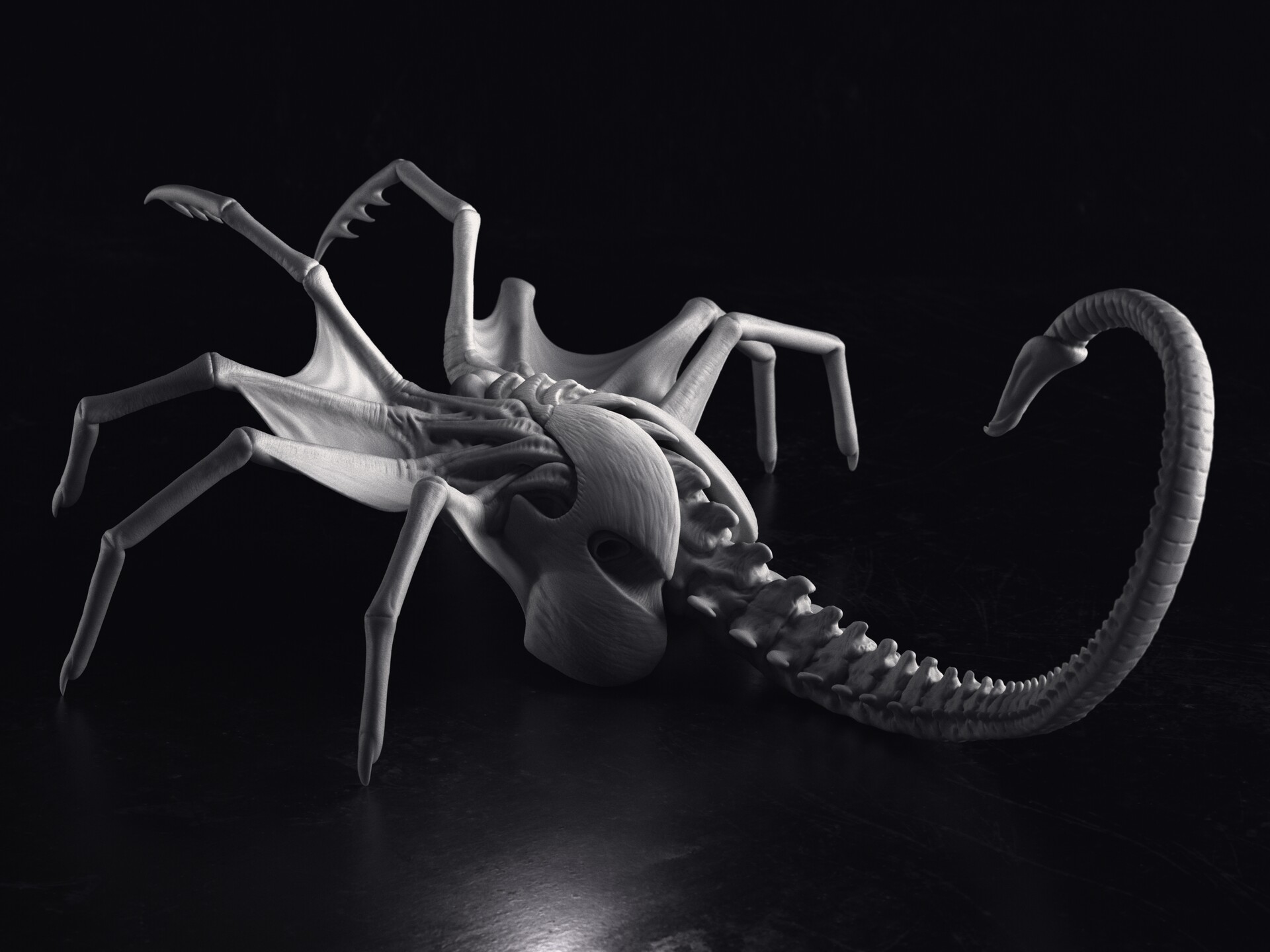 Xenomorph Queen Facehugger