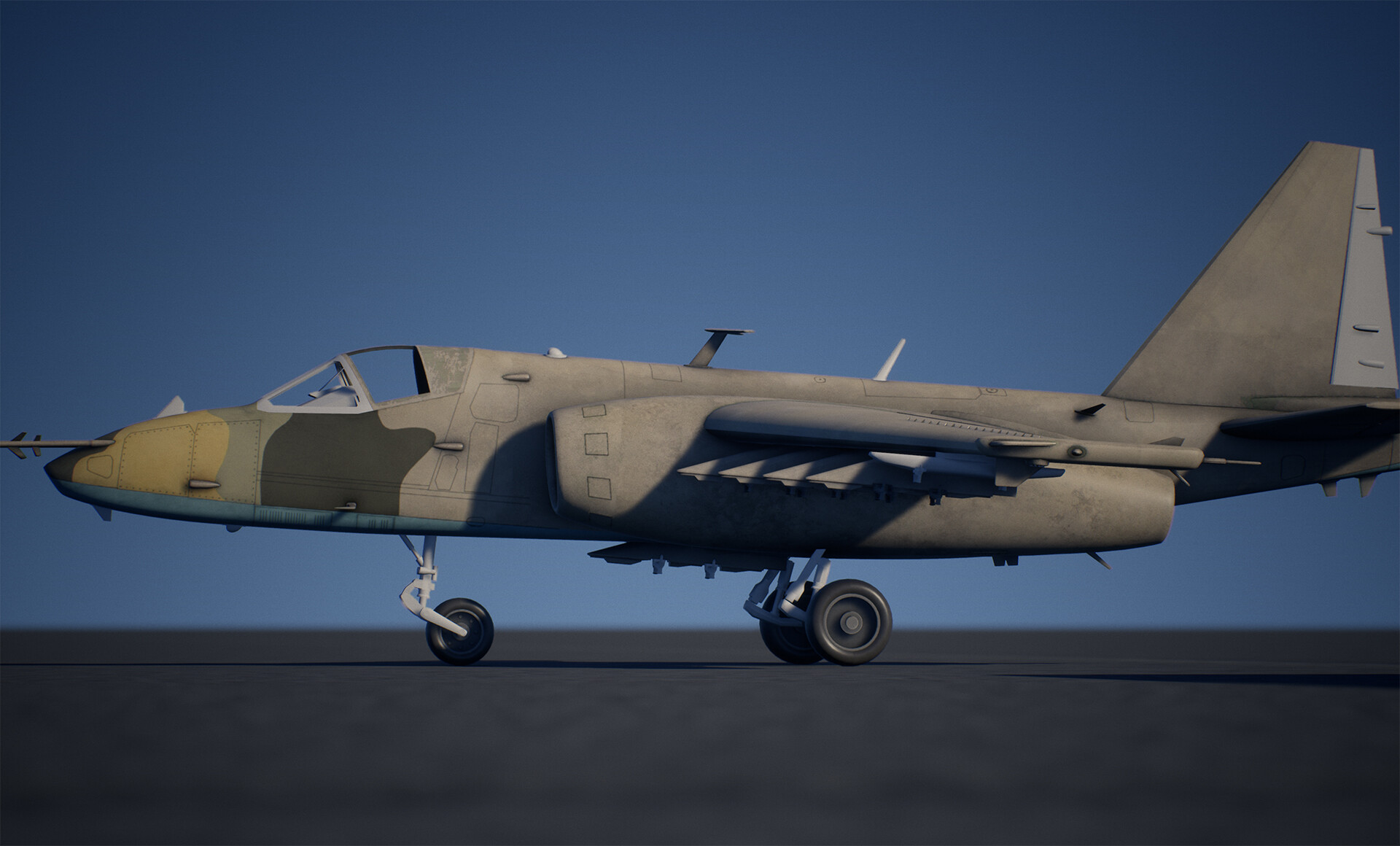 ArtStation - Su-25 Frogfoot - Modeling / Textures -1