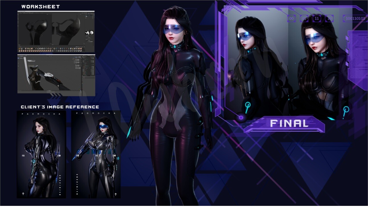 Lowborn3D - Futuristic Suit Mod HS2