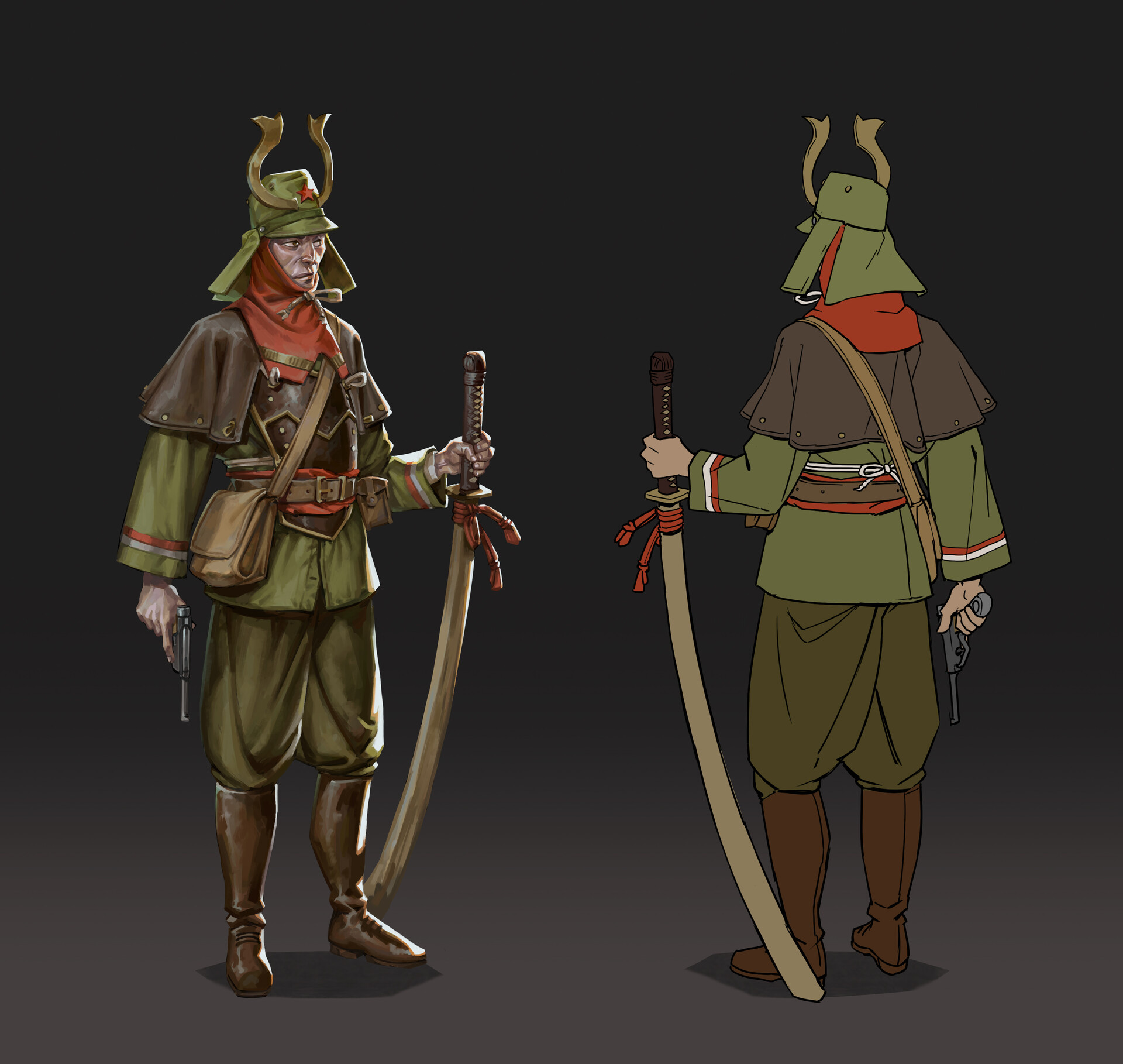 ArtStation - WW2 Samurai