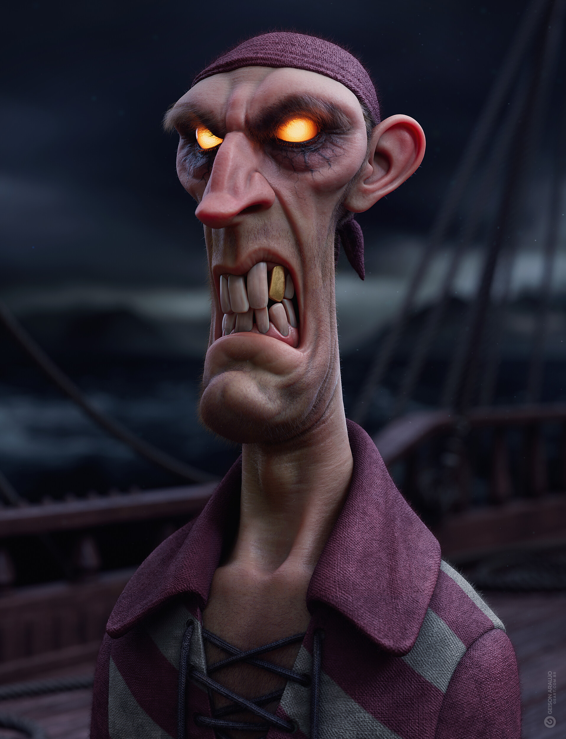 ArtStation - Cursed Pirate