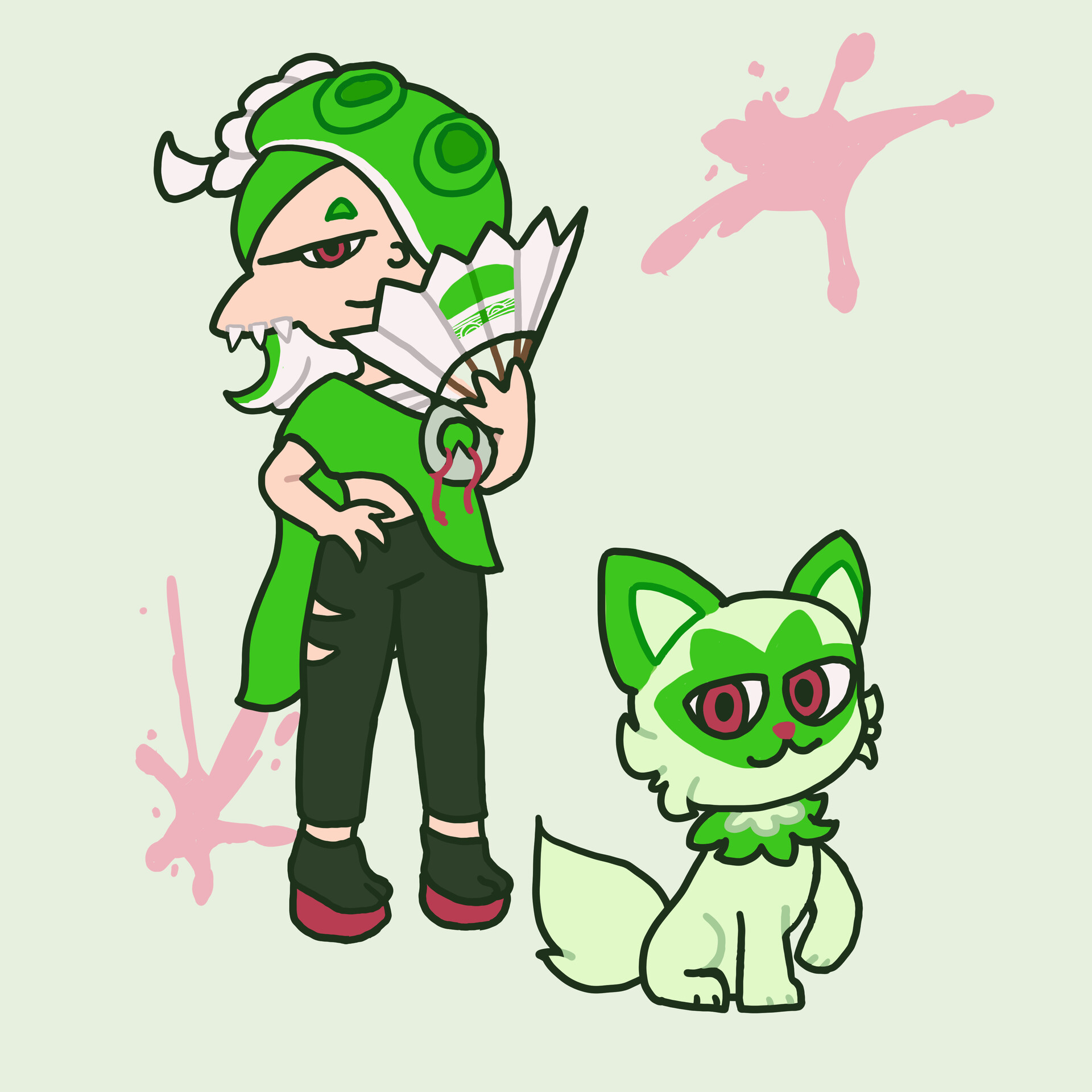 ArtStation - Sprigatito X Shiver Splatfest 3