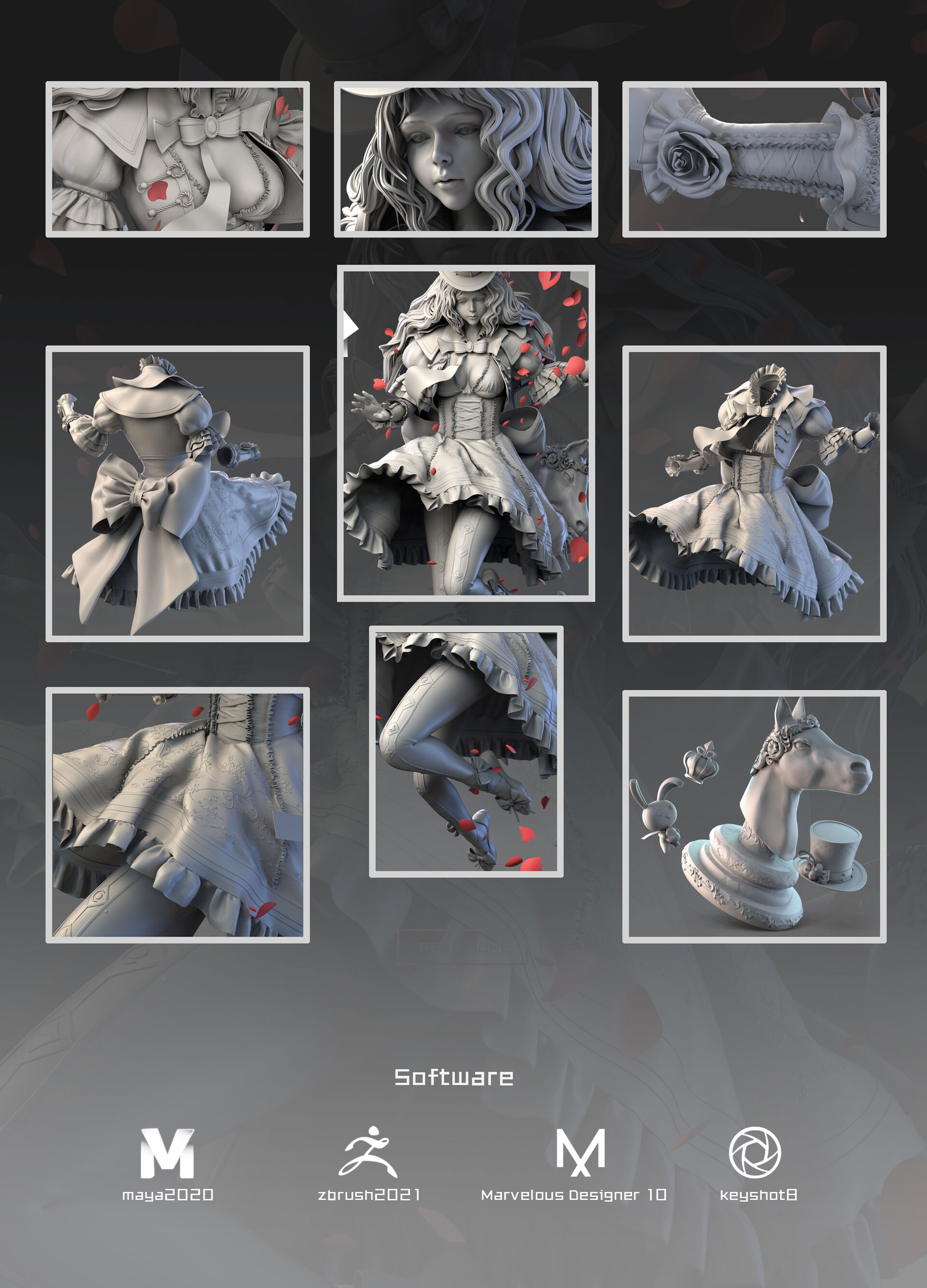 巧课力 CGmomo - 【学生作品】李椰月 --《Nika的礼物》