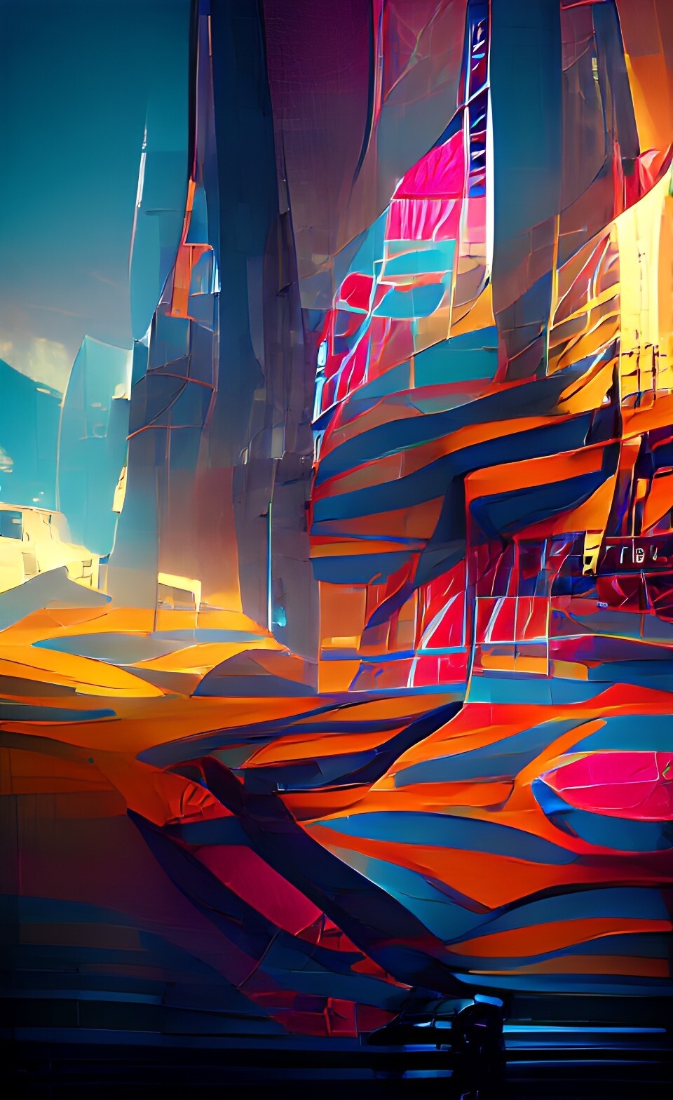 Jonathan Ho - Digital Art - Lines & Patterns Series