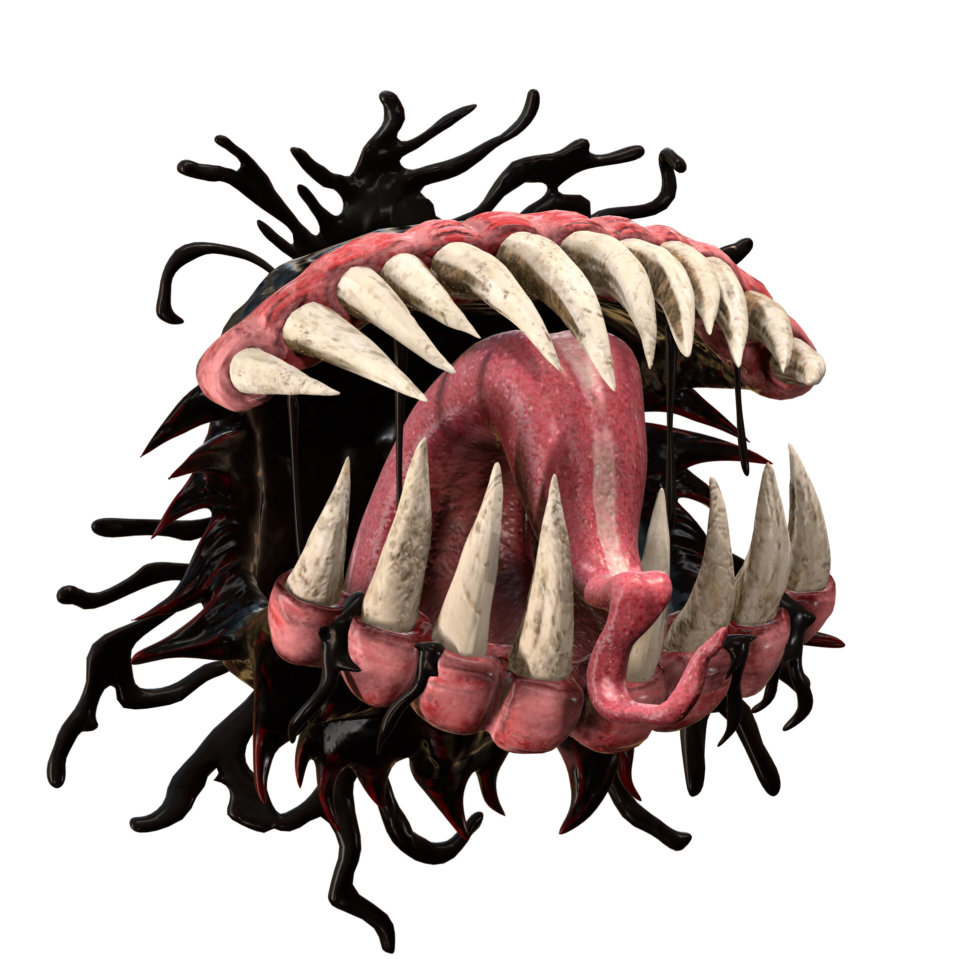 ArtStation - Big Mouth Monster