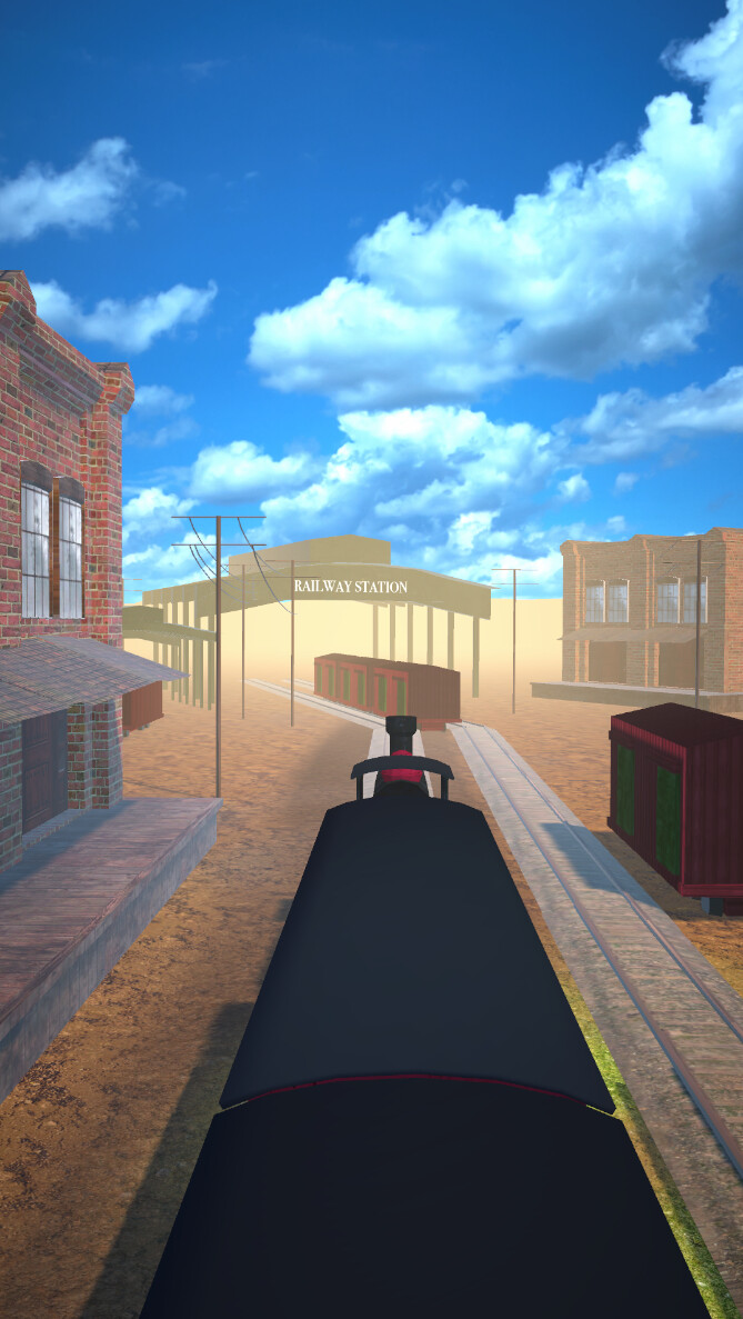 ArtStation - Realistic Low Poly Western Scene