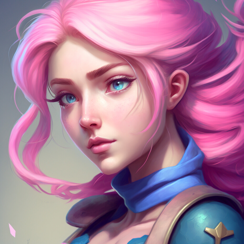 ArtStation - Pink goddess