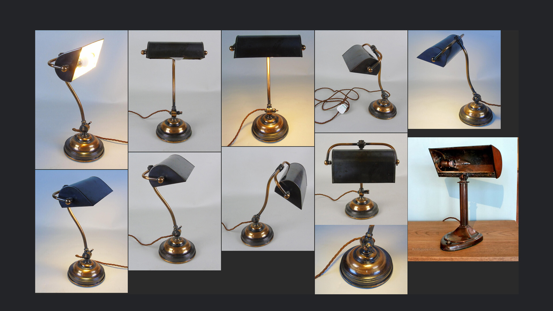 Magdalena Stelmach - Antique copper desk light