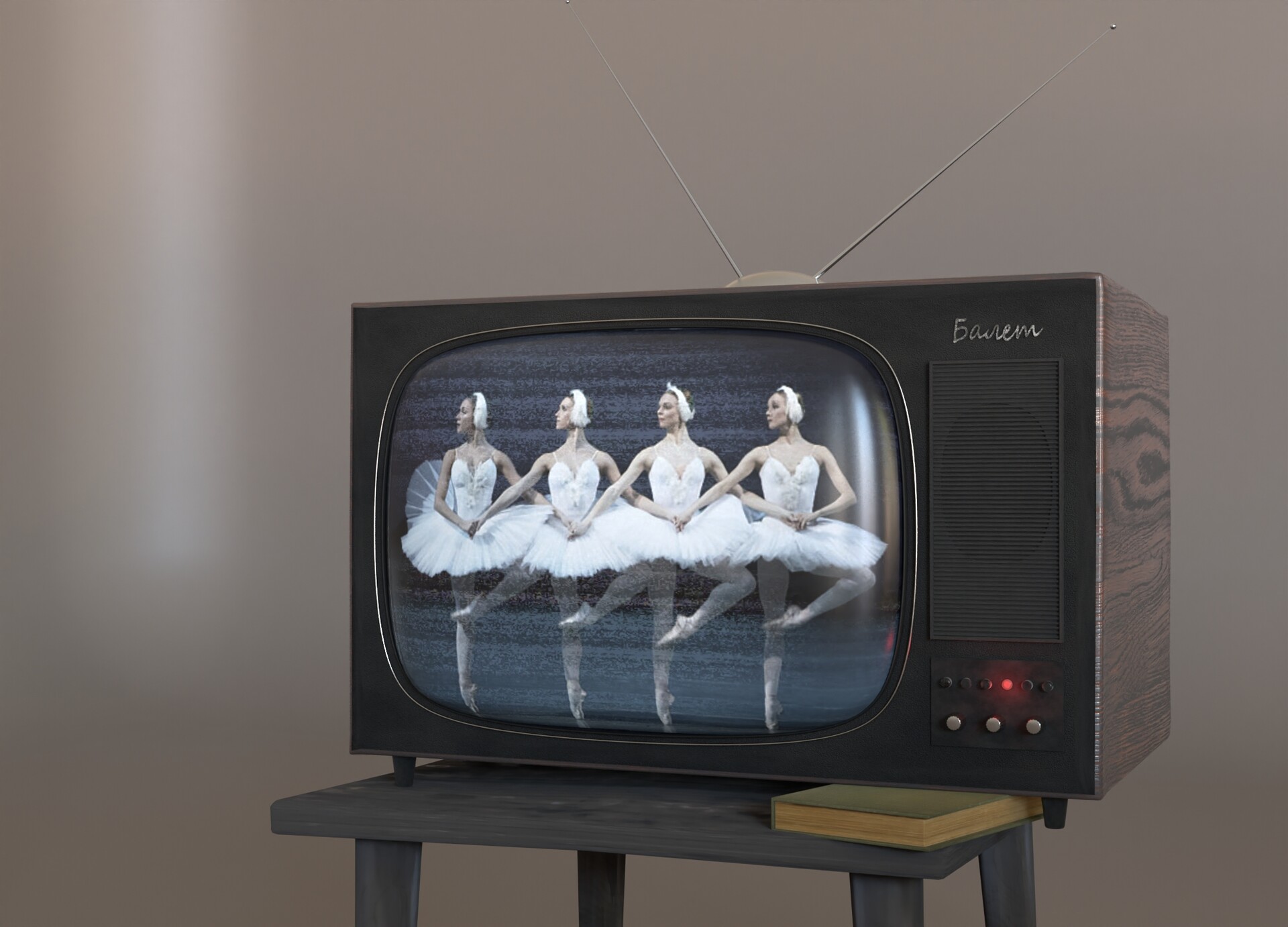 ArtStation - Old retro TV