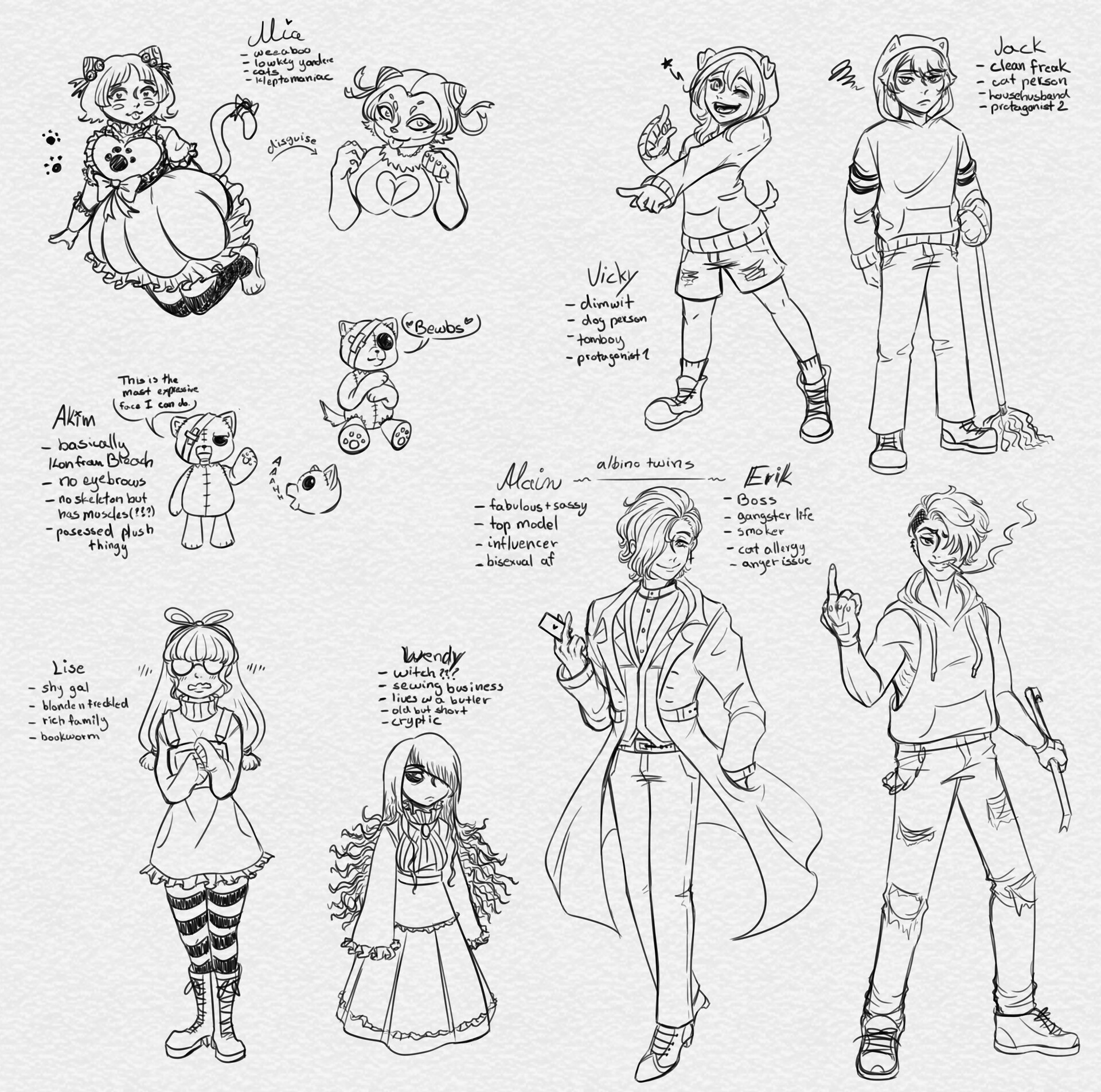 ArtStation - OC ref sheet