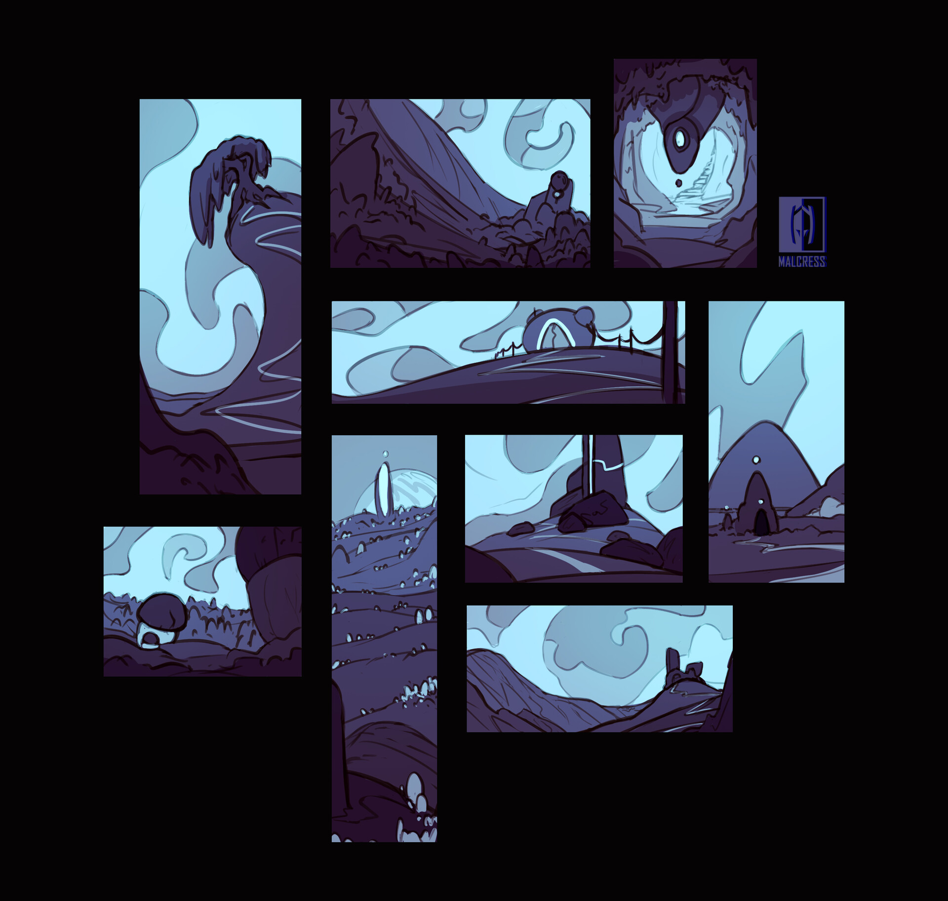 ArtStation - Environment Concept Thumbnails